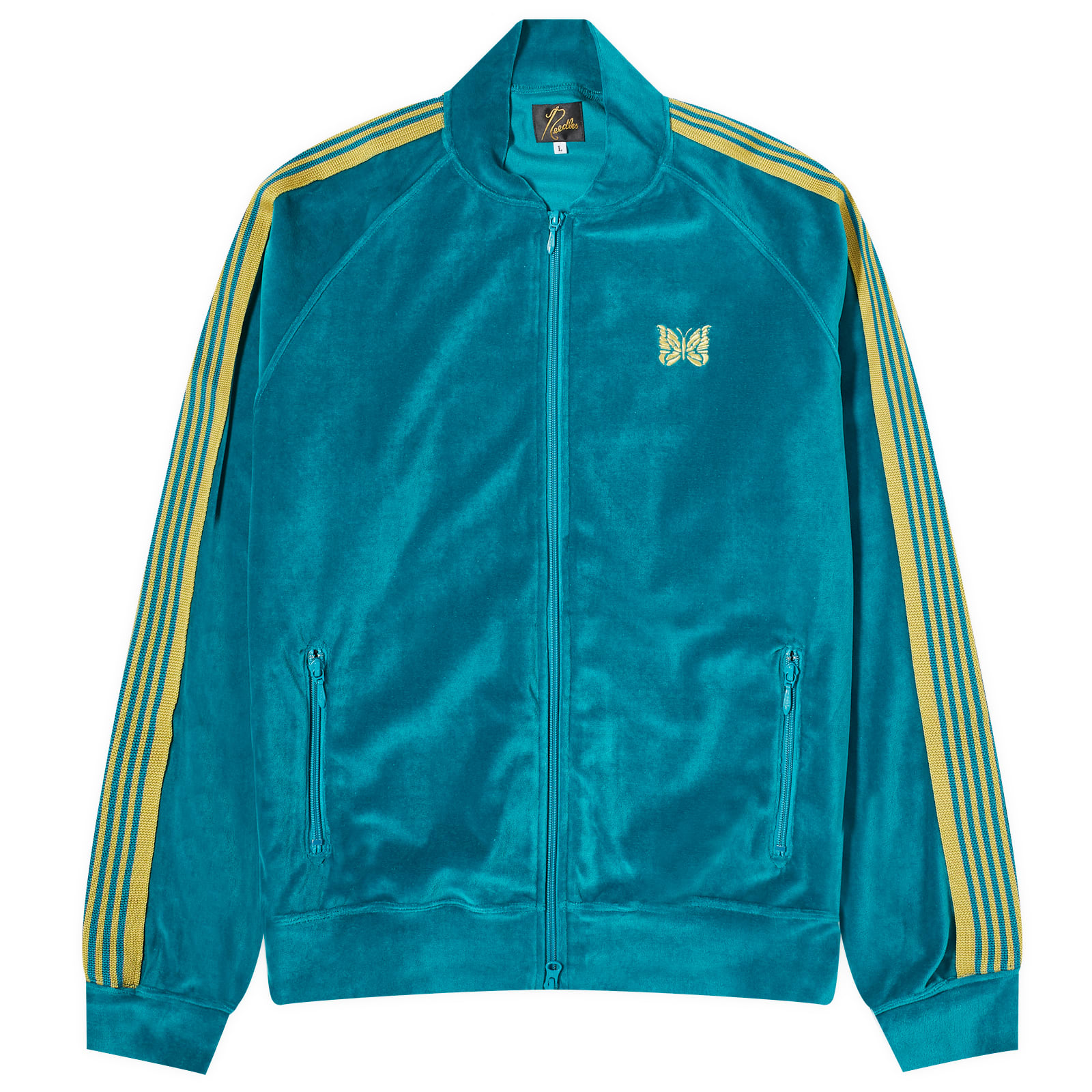 Needles Velour RC Track Jacket Turquoise | END. (US)