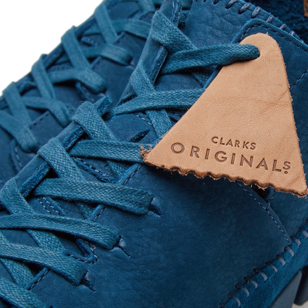Clarks Originals Trigenic Flex Dark Teal Nubuck | END. Clarks Originals Trigenic Flex Dark Teal Nubuck | END.