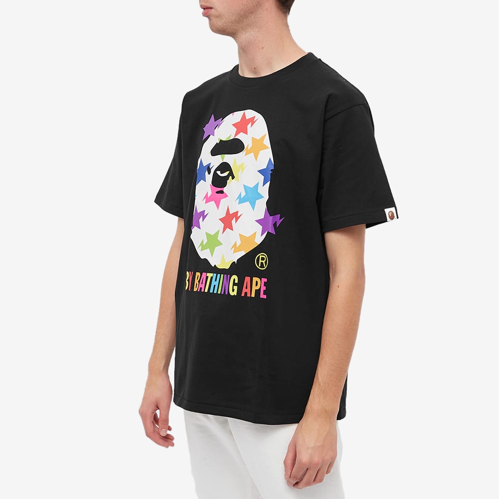 A Bathing Ape STA Pattern By Bathing Ape Tee Black | END. (UK)