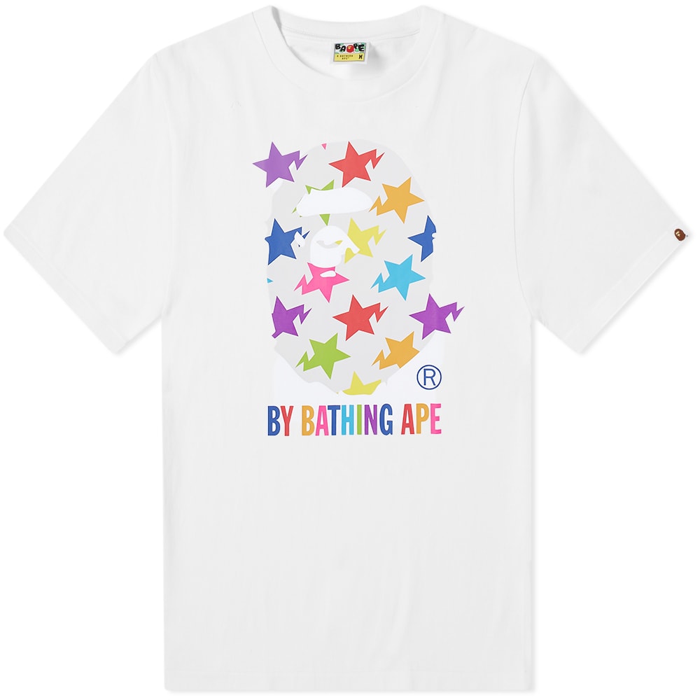 A Bathing Ape STA Pattern By Bathing Ape T-Shirt White | END. (GB)