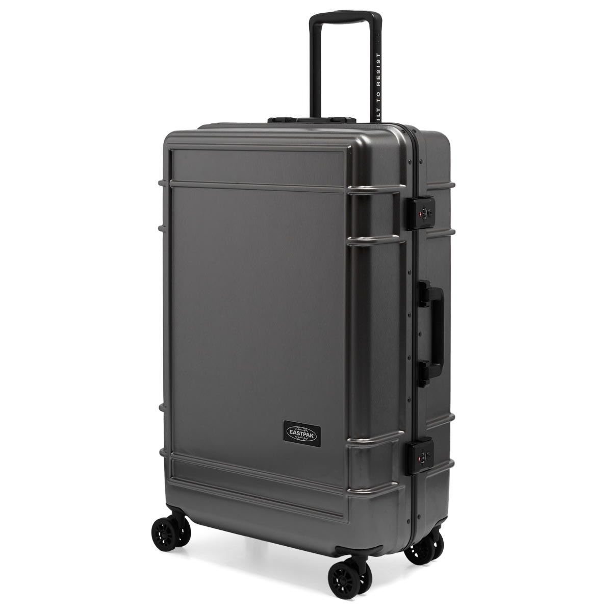 Eastpak Resist'r Luggage Case - Large Brushed Metal | END. (GB)
