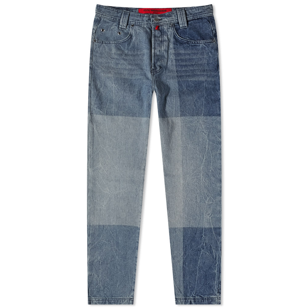 032c Panel Detail Denim Pant Blue | END. (GB)