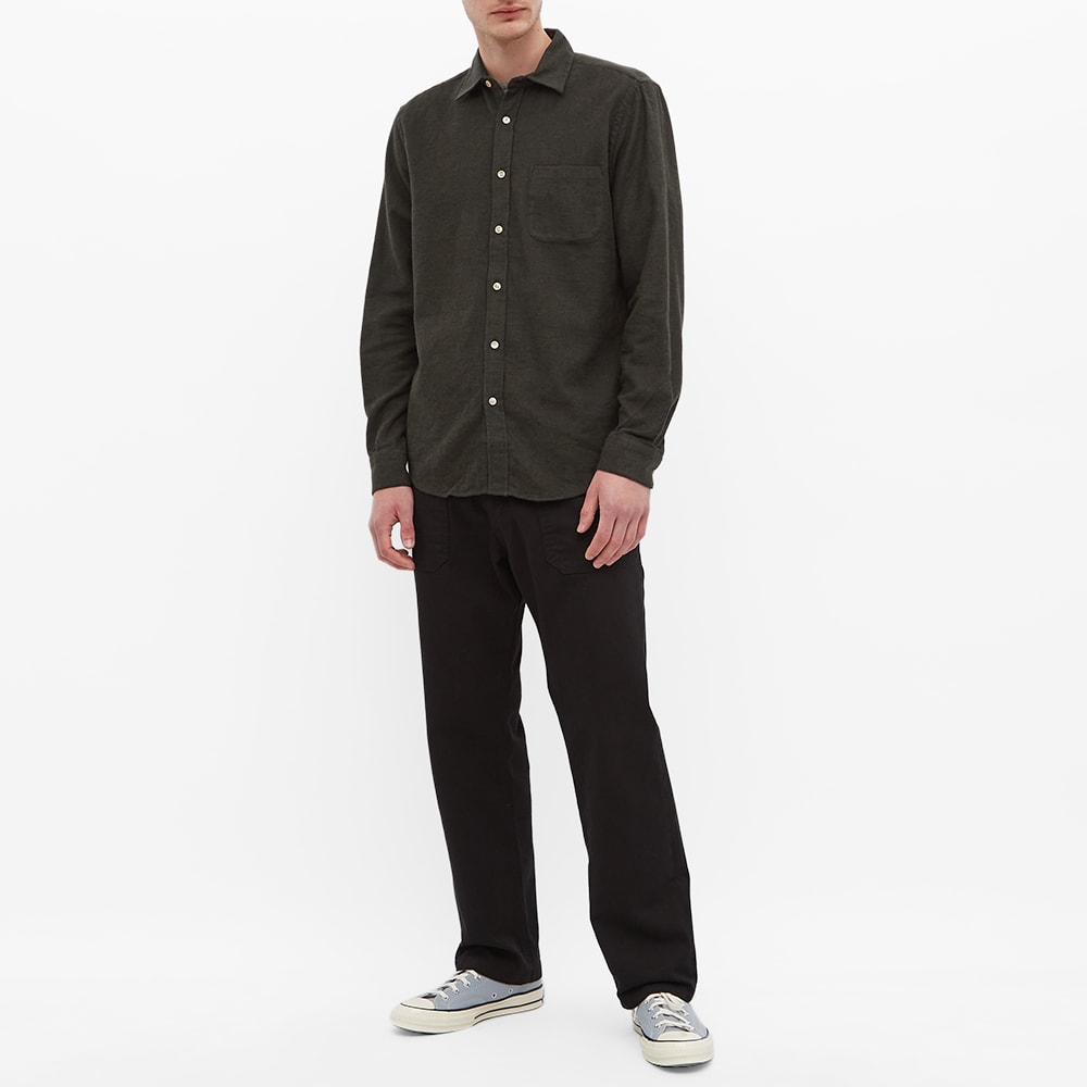 Portuguese Flannel Teca Flannel Shirt Moss Green | END. (US)