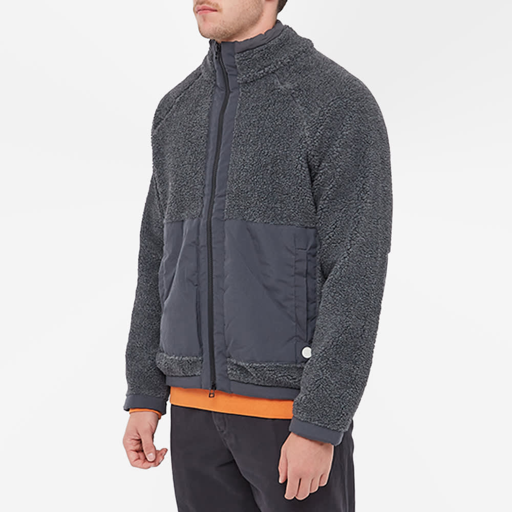Folk Signal Fleece Jacket Slate Melange | END. (KR)