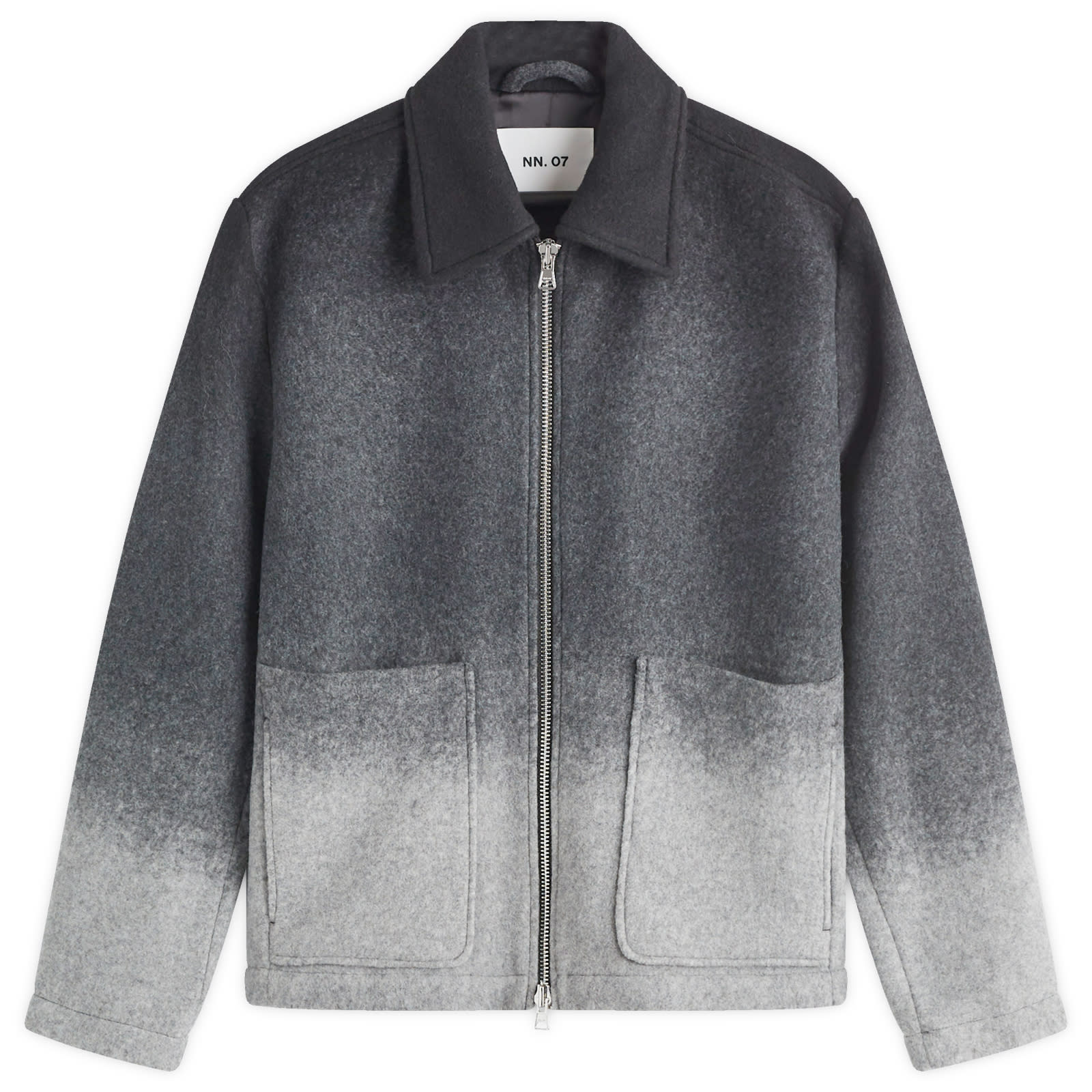 NN07 Gael Gradient Wool Jacket Light Grey Multi | END. (US)