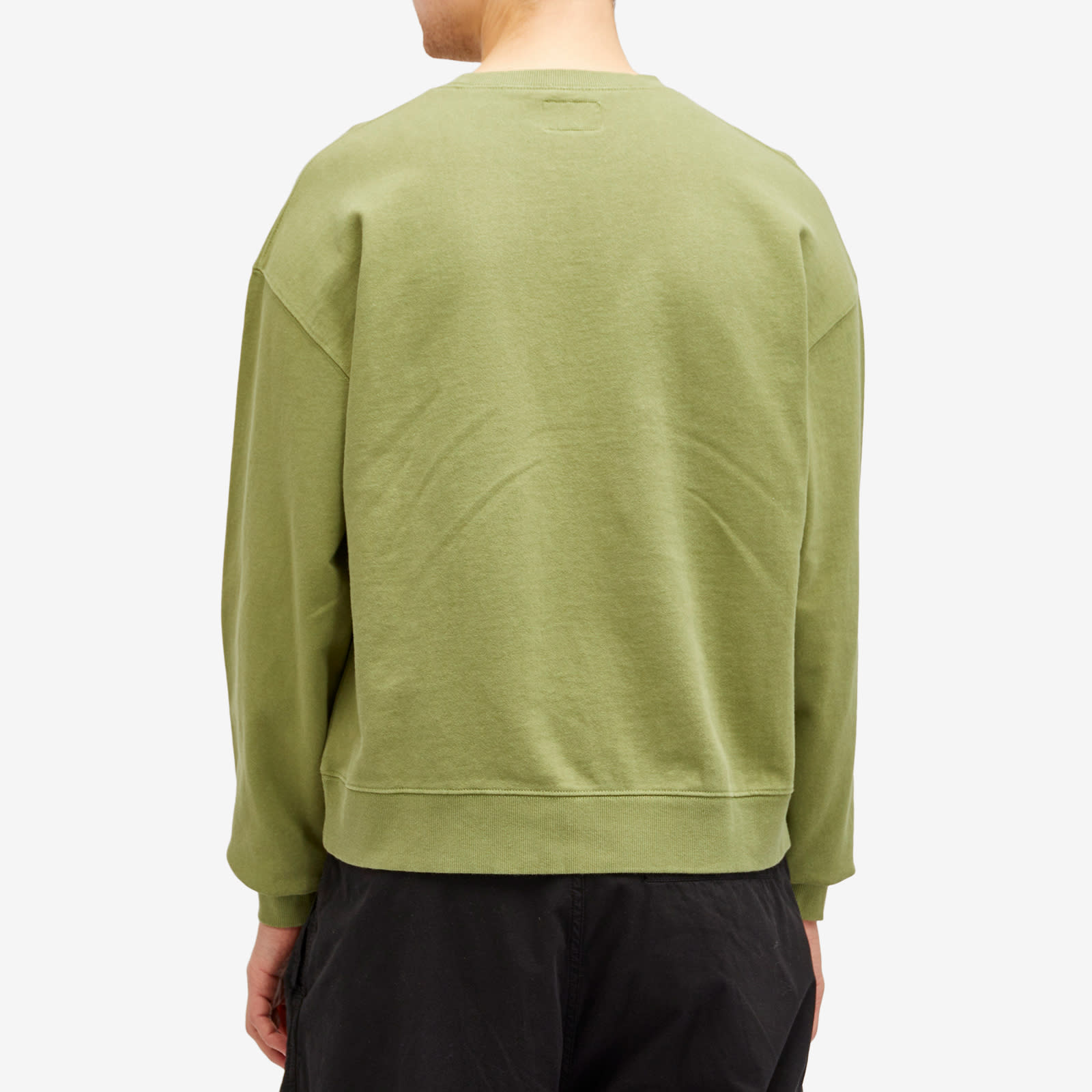 thisisneverthat Men's TNT Faded Crew Sweat Moss - Curated Menswear