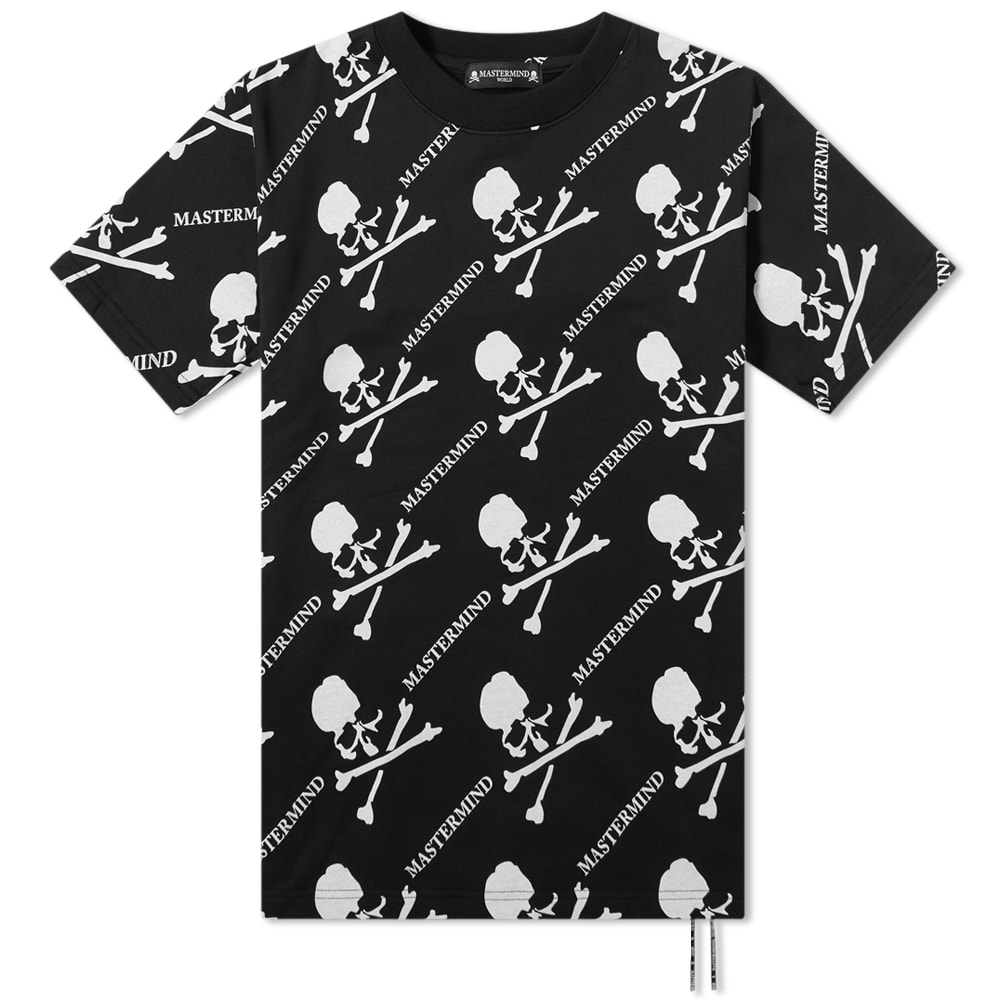 MASTERMIND WORLD All Over Skull T-Shirt Black Base | END. (Global)