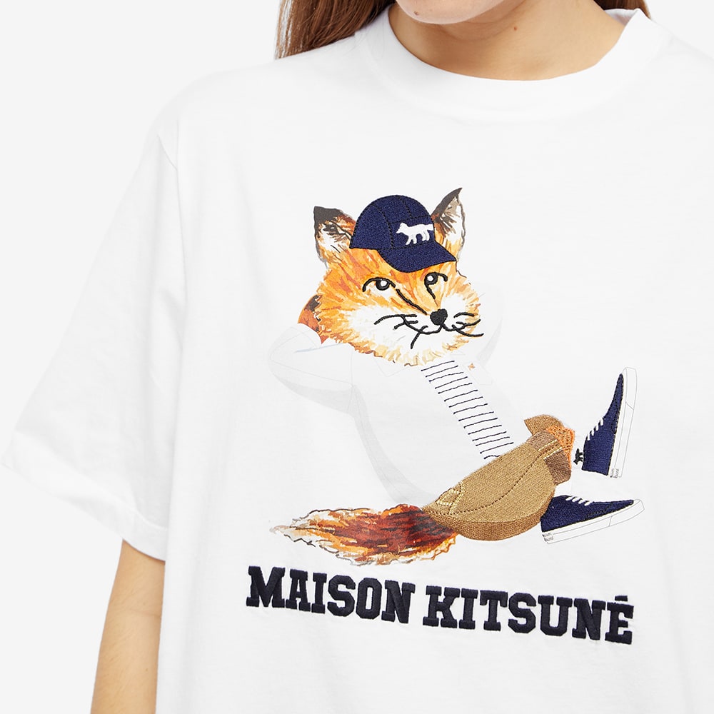Maison Kitsuné Dressed Fox Print Easy Tee White | END. (HK)