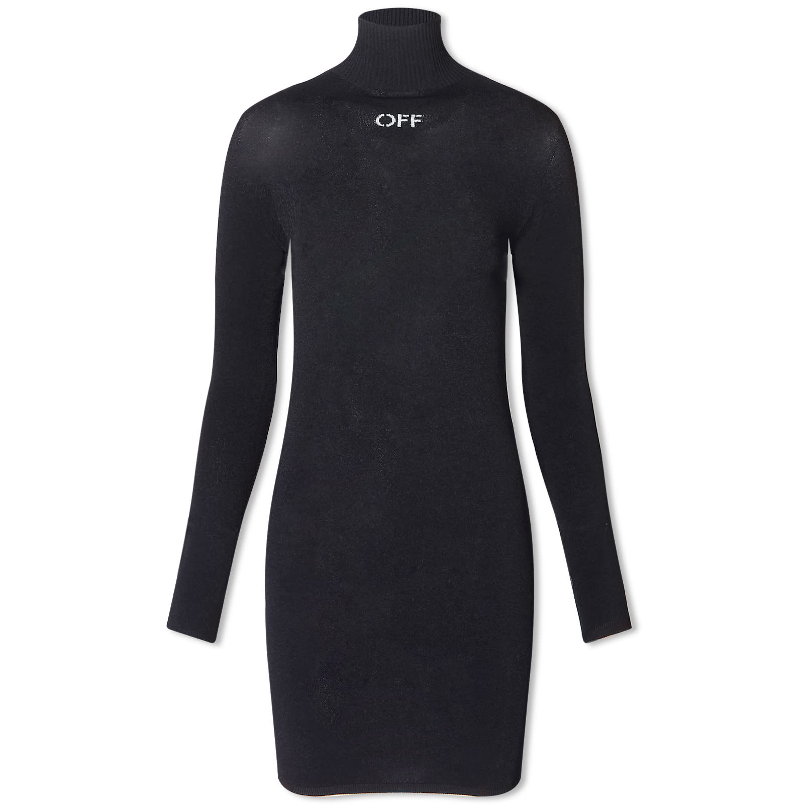 Off-White Slick Mini Dress Black Silver Black | END. (AR)