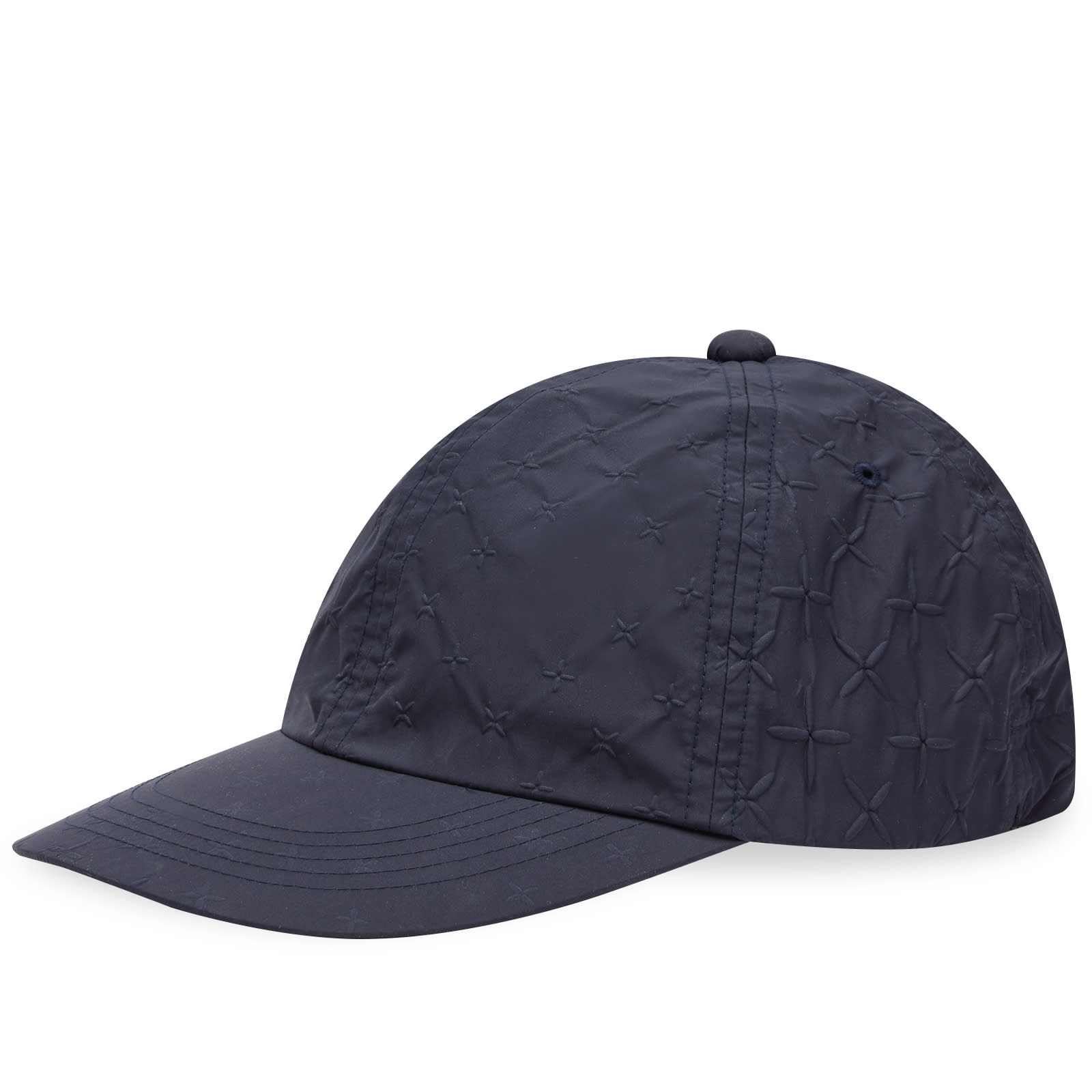 Blue Blue Japan Cross Pattern Drawcord Cap Dark Navy | END. (AR)