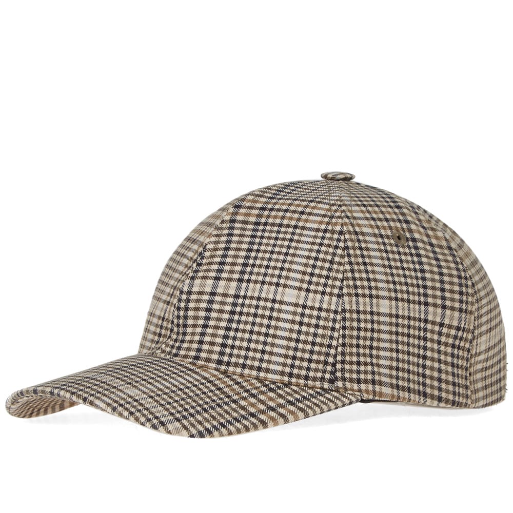 A.P.C. Stan Check Cap Beige | END.