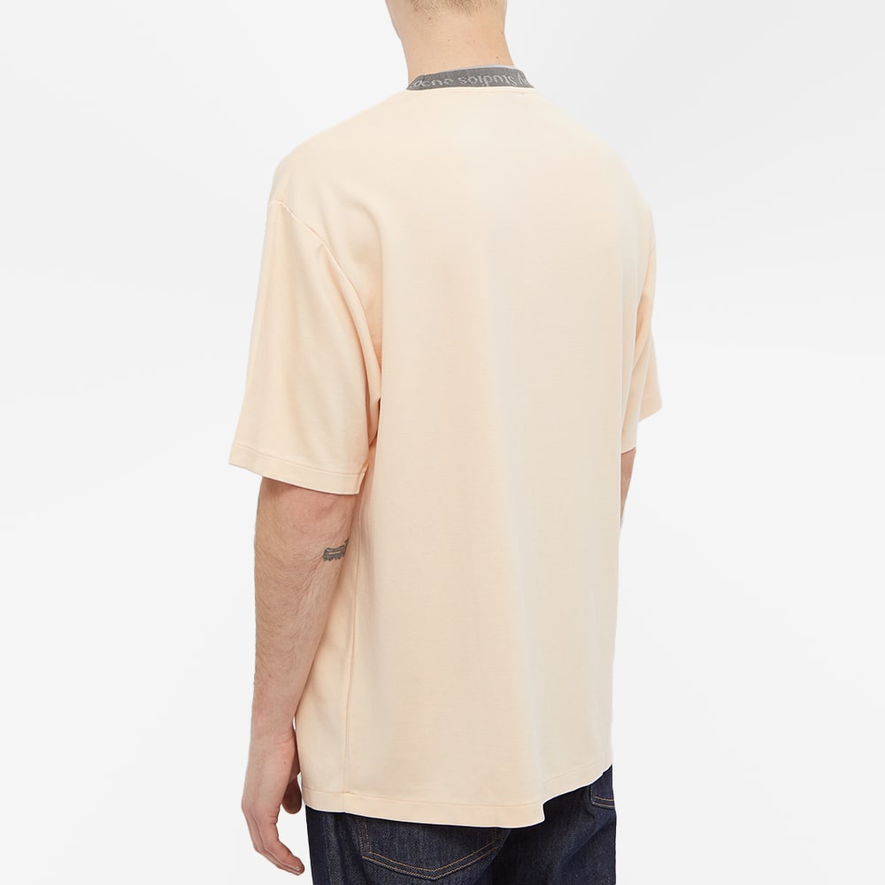 Acne Studios Extorr Pocket Pink Label Tee Cream Beige END TW 