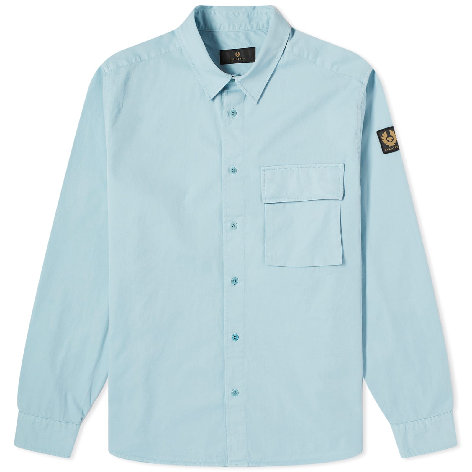 Belstaff Scale Garment Dyed Shirt Skyline Blue | END. (US)
