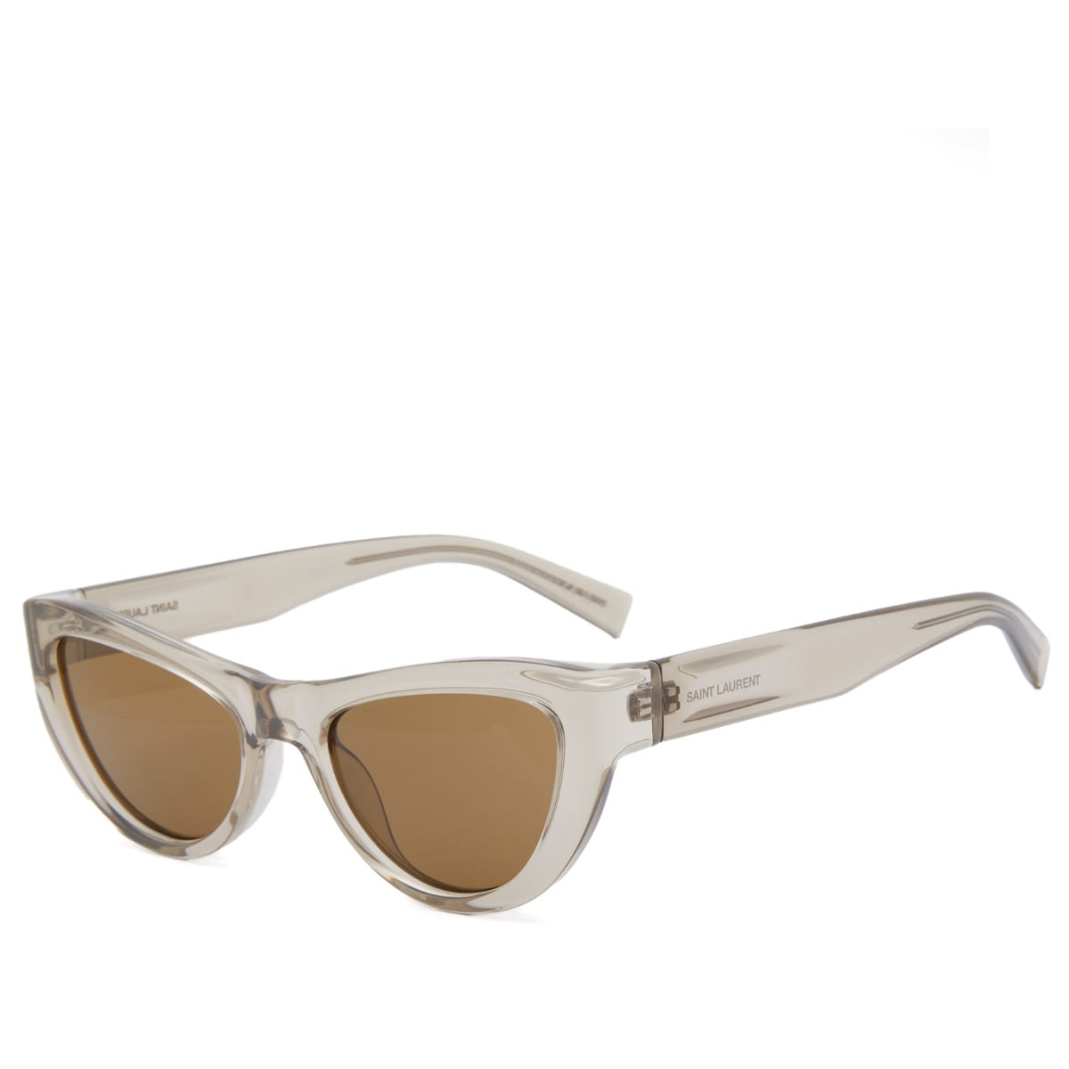 Saint Laurent SL 676 Sunglasses Beige & Brown | END. (US)