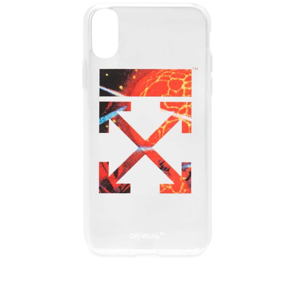 Off-White Hands And Planet iphone X Cover Clear | END. (ES)