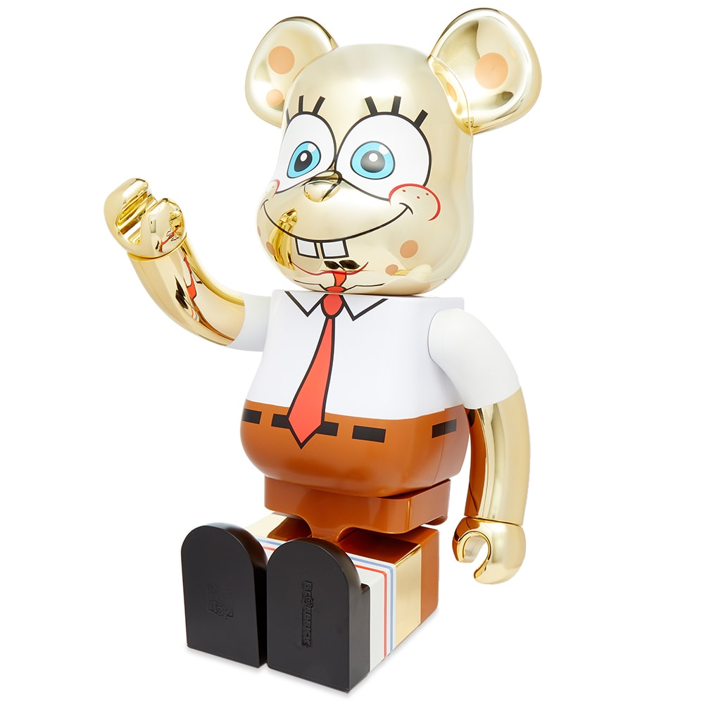Medicom SpongeBob Gold Chrome Be@rbrick Gold 1000% | END. (SG)