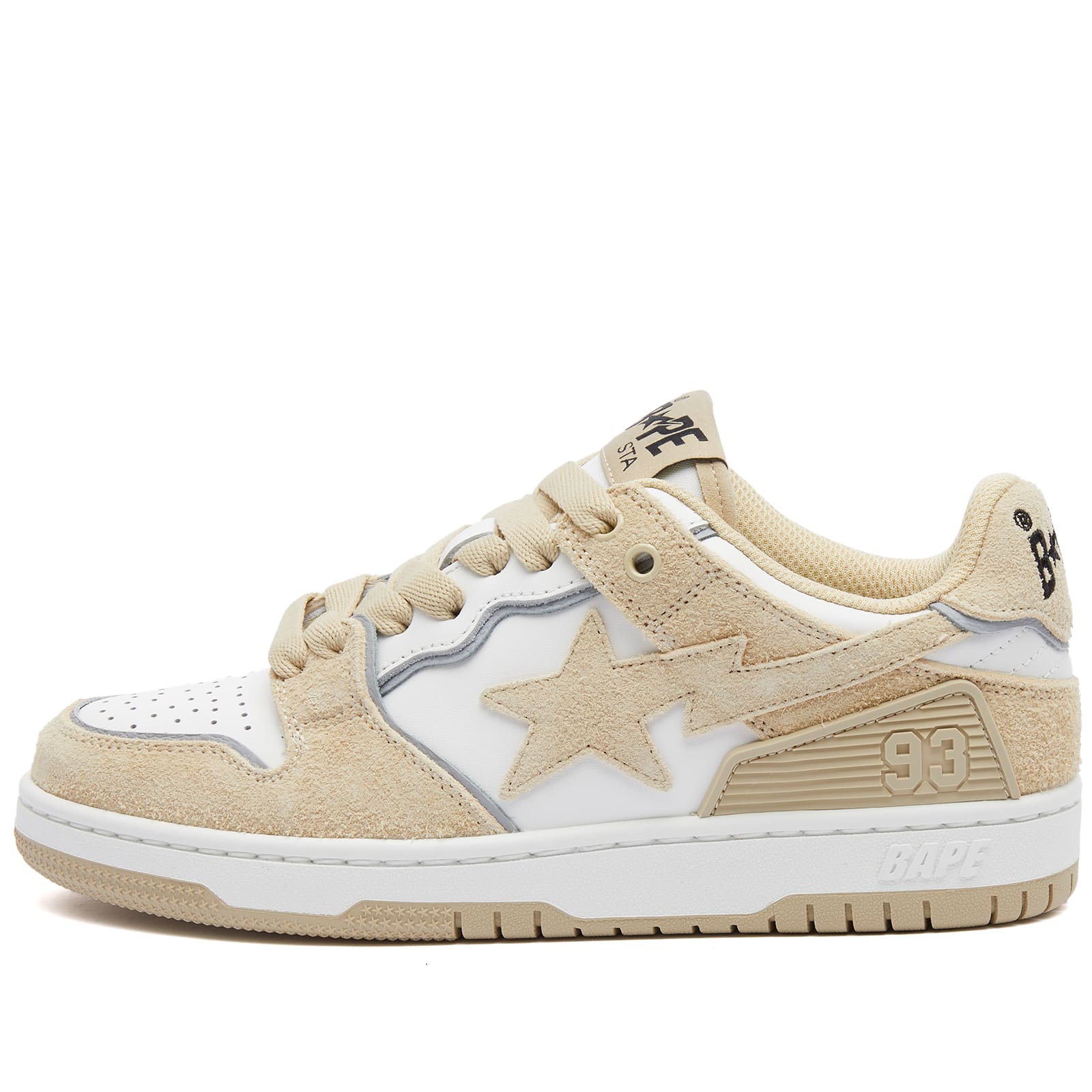 A Bathing Ape Bape Sk8 Sta #3 Sneakers Beige | END. (GB)