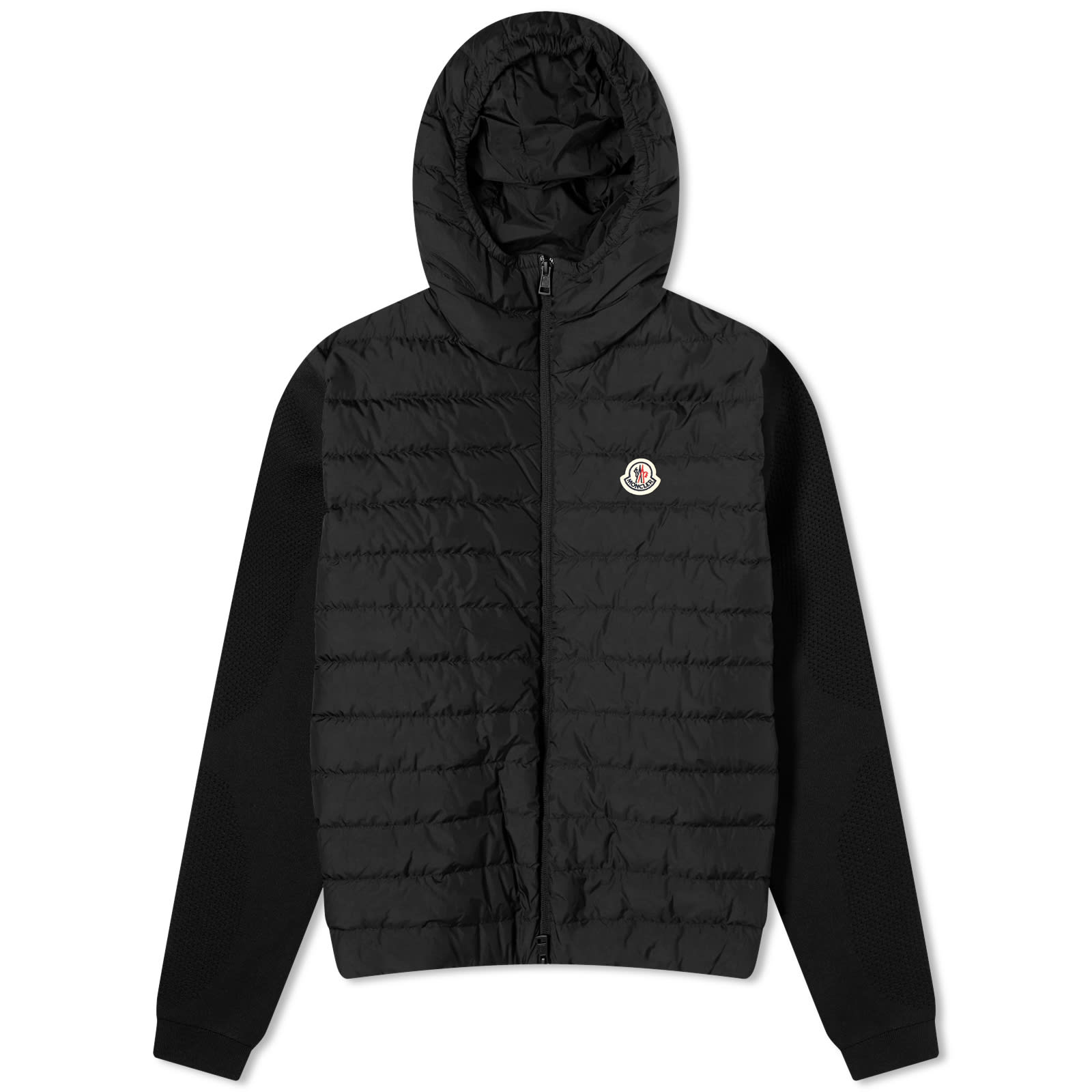 Moncler Knit Down Jacket Black END. CA