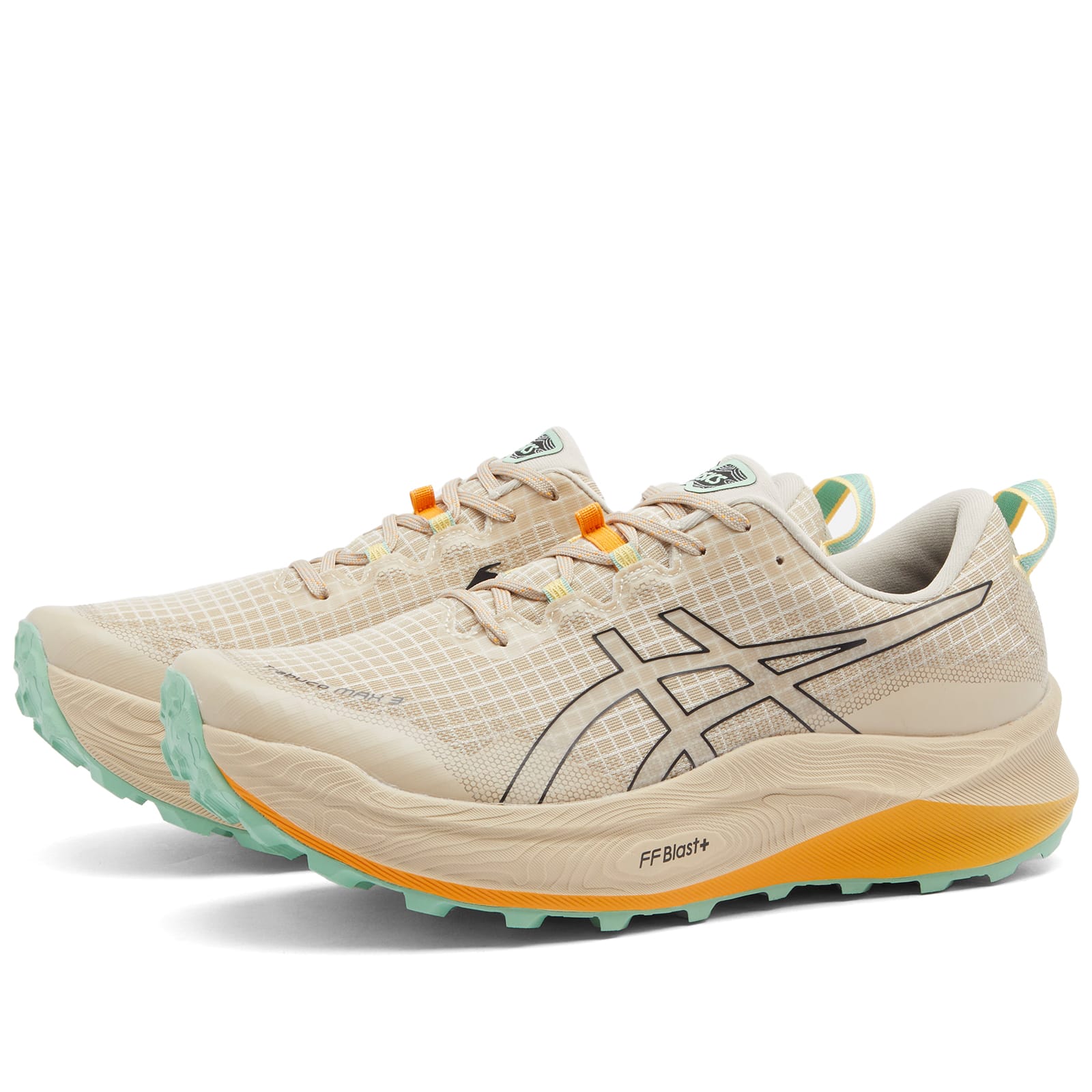 Asics TRABUCO MAX 3 Feather Grey & Black | END.