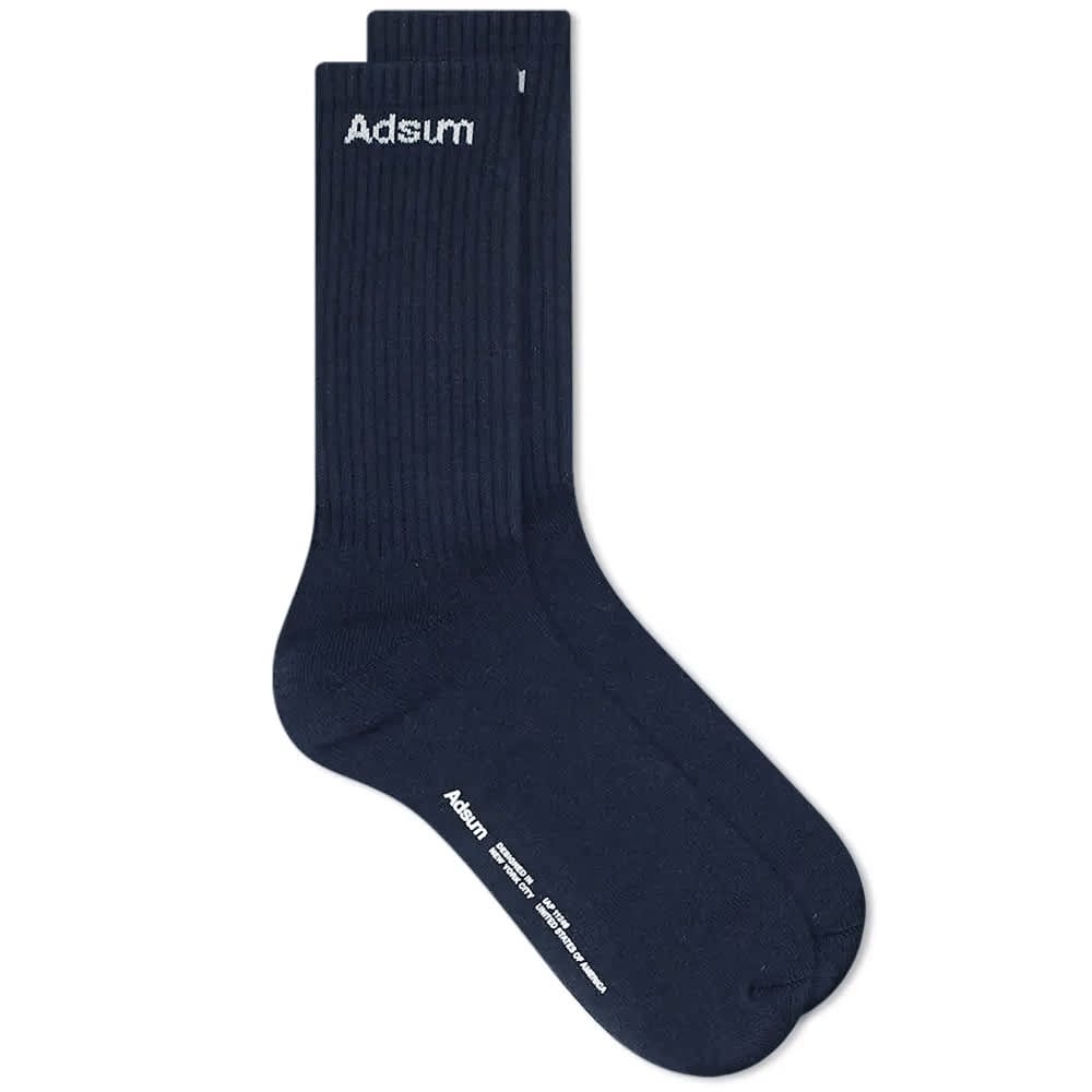 Adsum Classic Logo Sock Dark Navy | END.