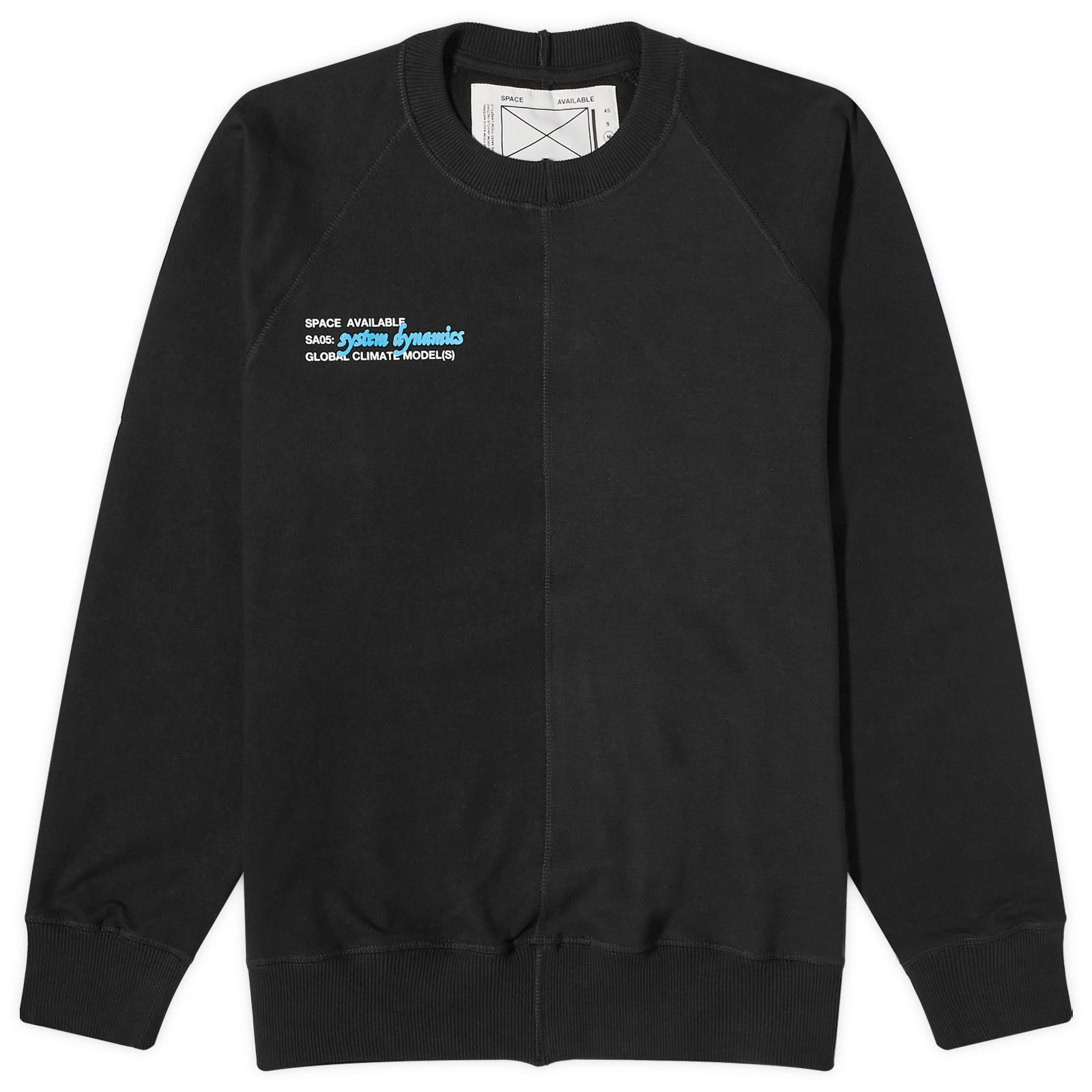 Compare space available men's black system dynamics sweatshirt medium ...