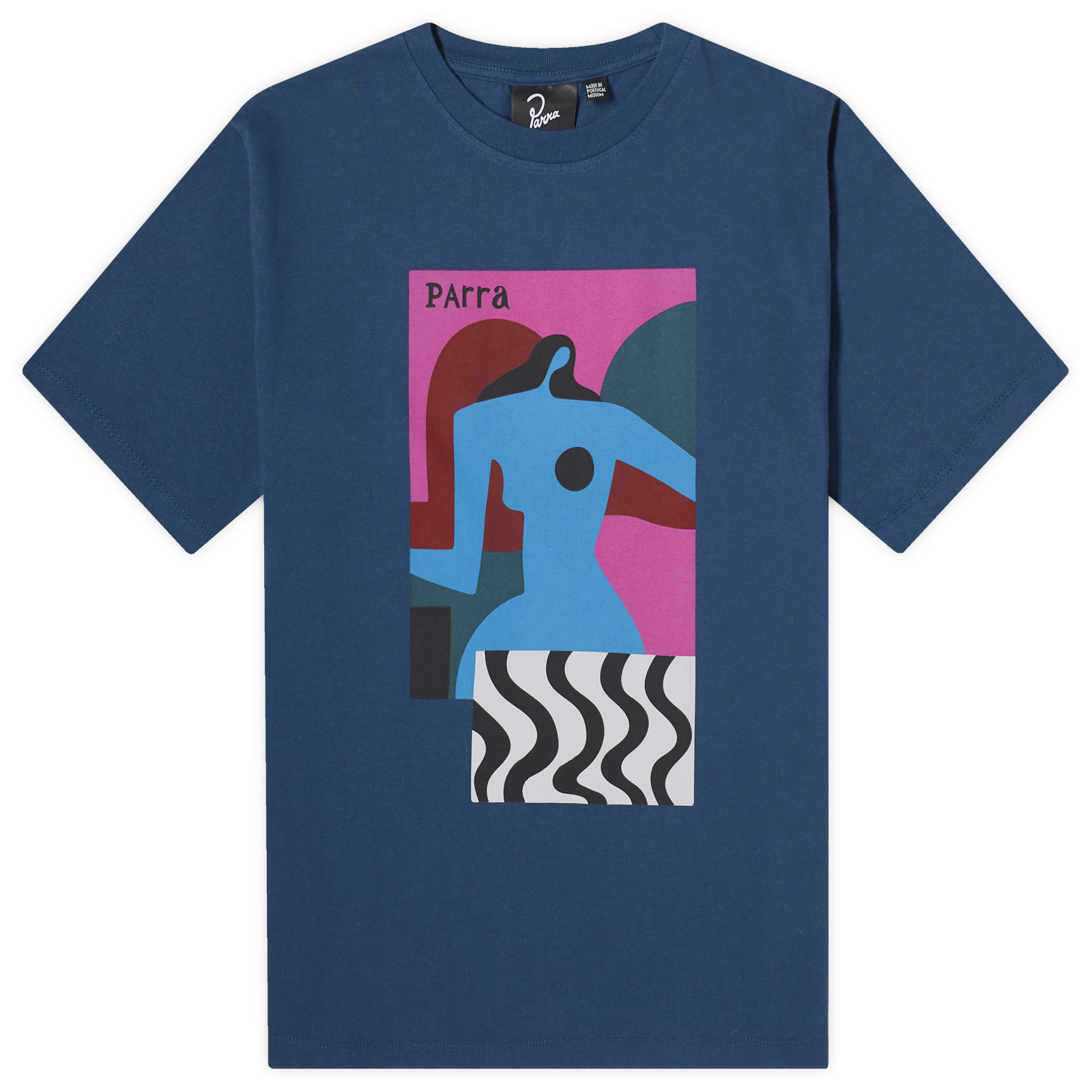 By Parra Distortion Table T-Shirt Navy Blue | END. (US)