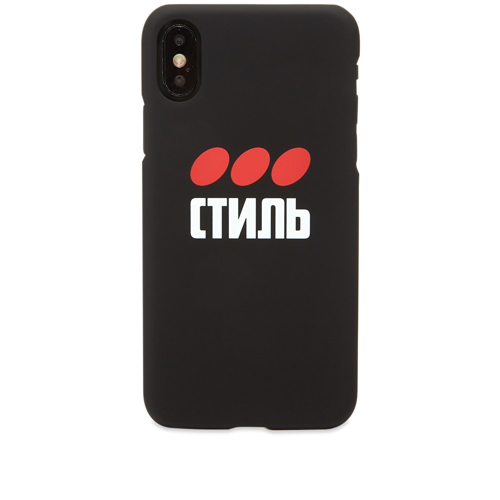 Heron Preston CTNMB Dots iPhone XS Case Black | END.