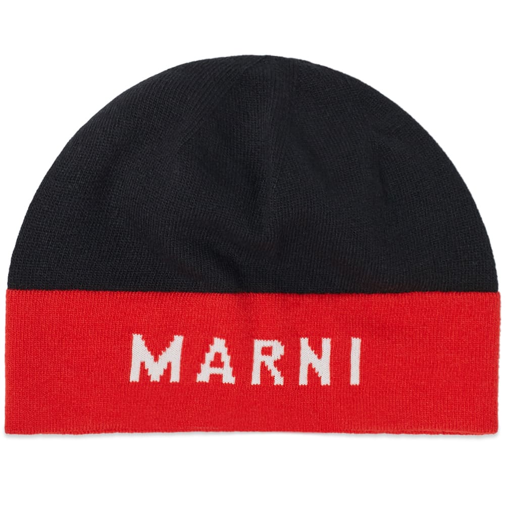 Marni Logo Beanie Black | END. (KR)