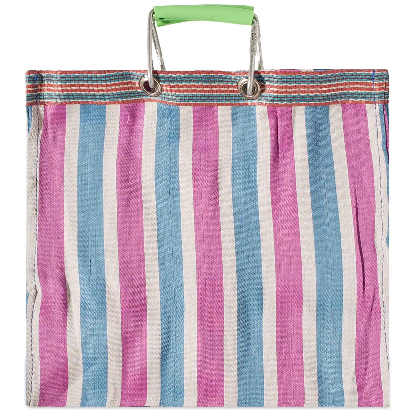 Puebco Recycled Plastic Square Bag Green & Pink | END. (GB)