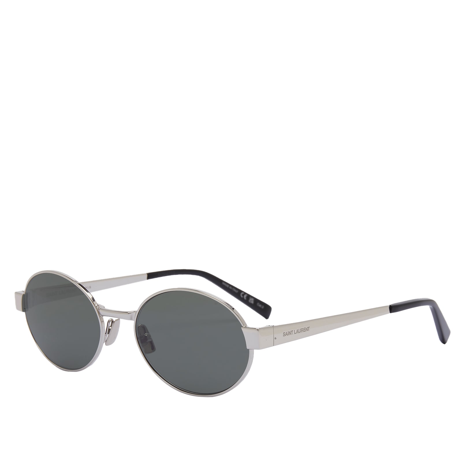 Saint Laurent SL 692 Sunglasses Silver & Grey | END.