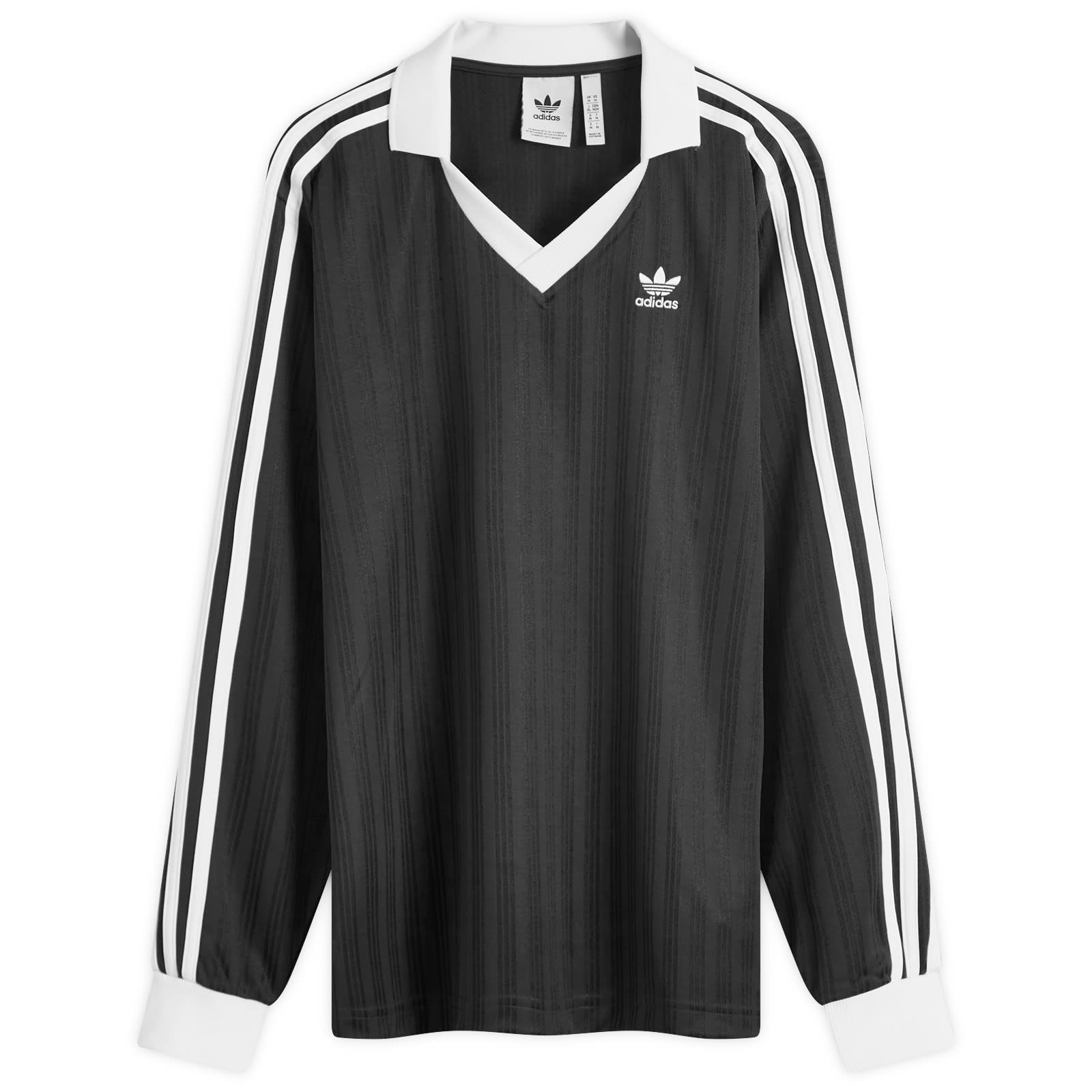 Adidas Pique Long Sleeve Black | END. (HK)