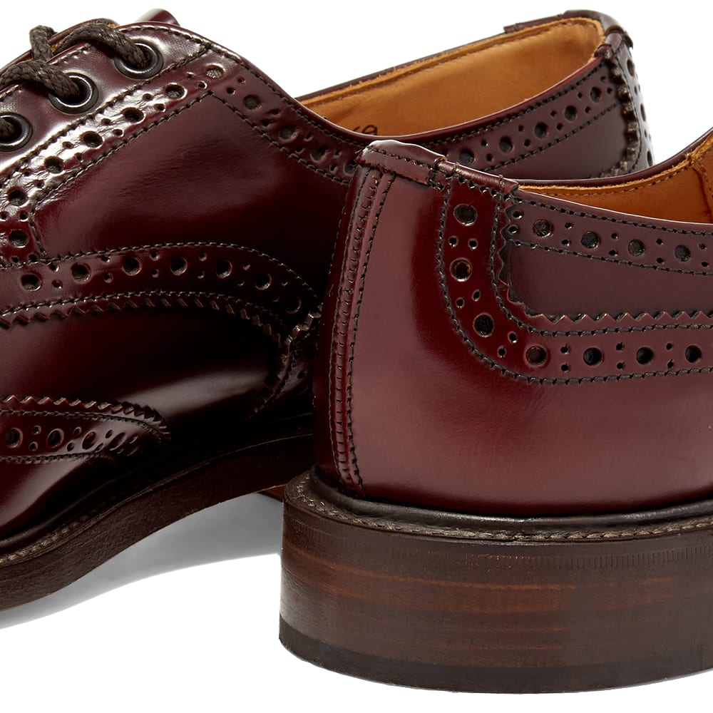 Tricker's Bourton Derby Brogue Burgundy Bookbinder | END. (KR)