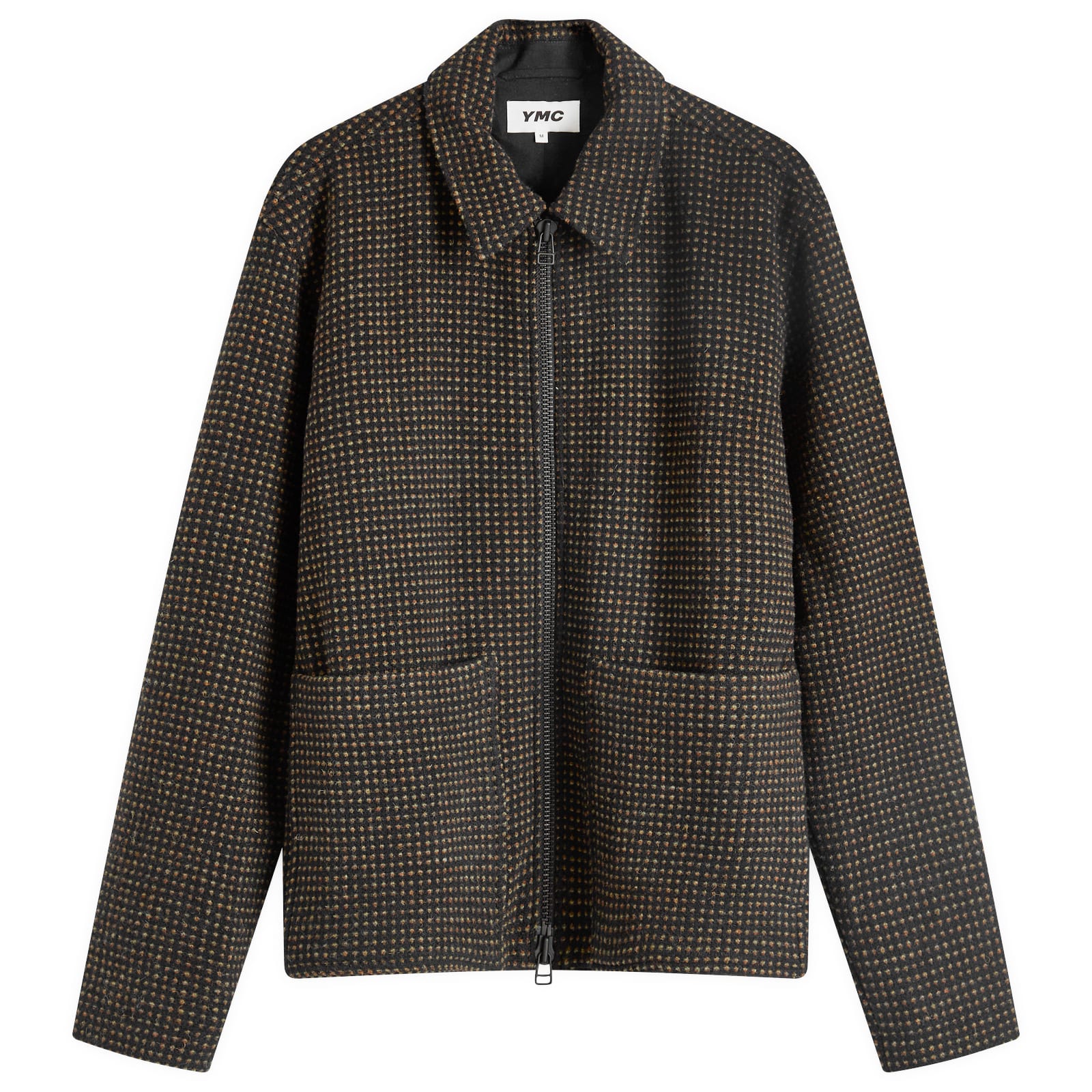 YMC Bay City Bomber Jacket Black & Brown | END. (AR)