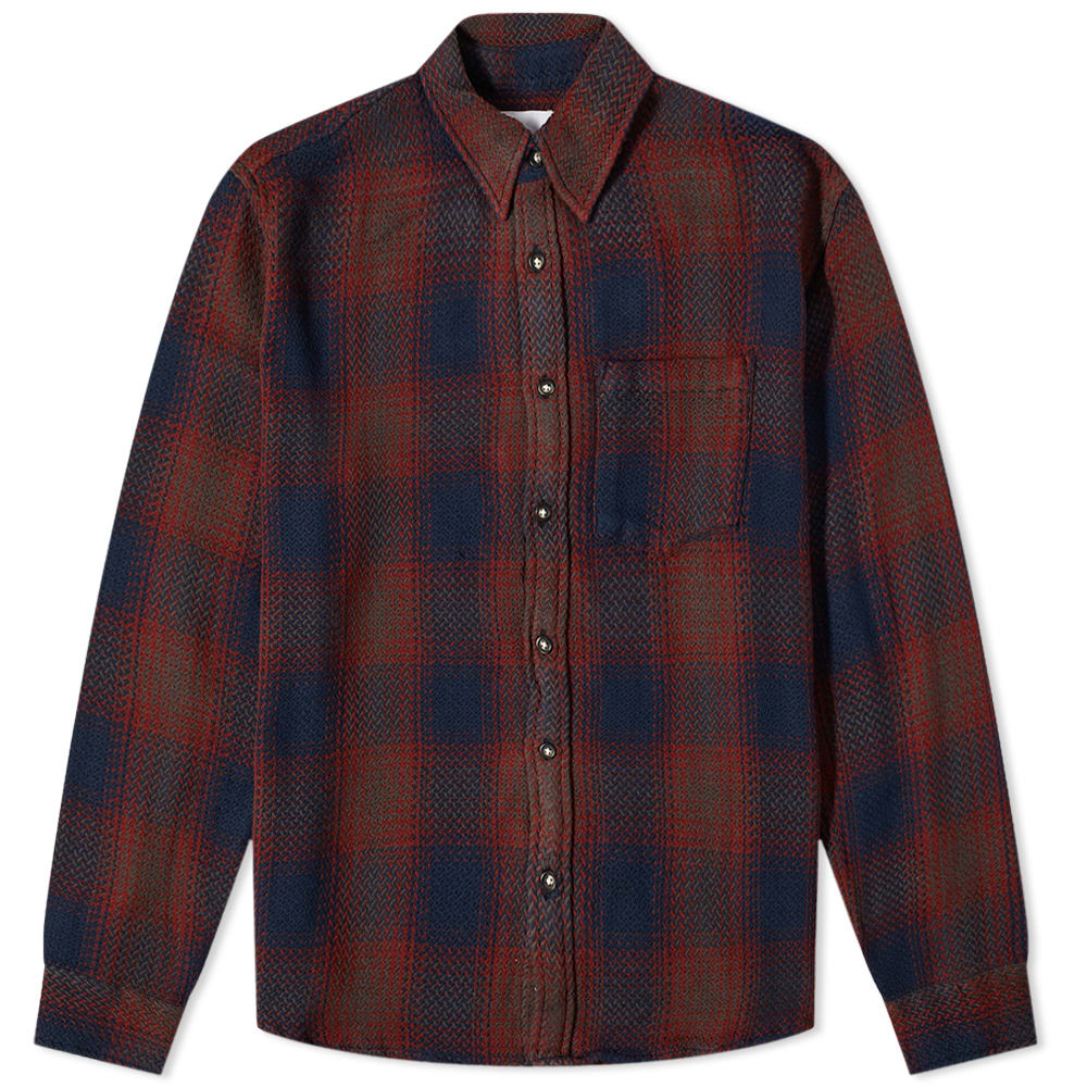 Corridor Acid Plaid Shirt Coastal Lichen | END.