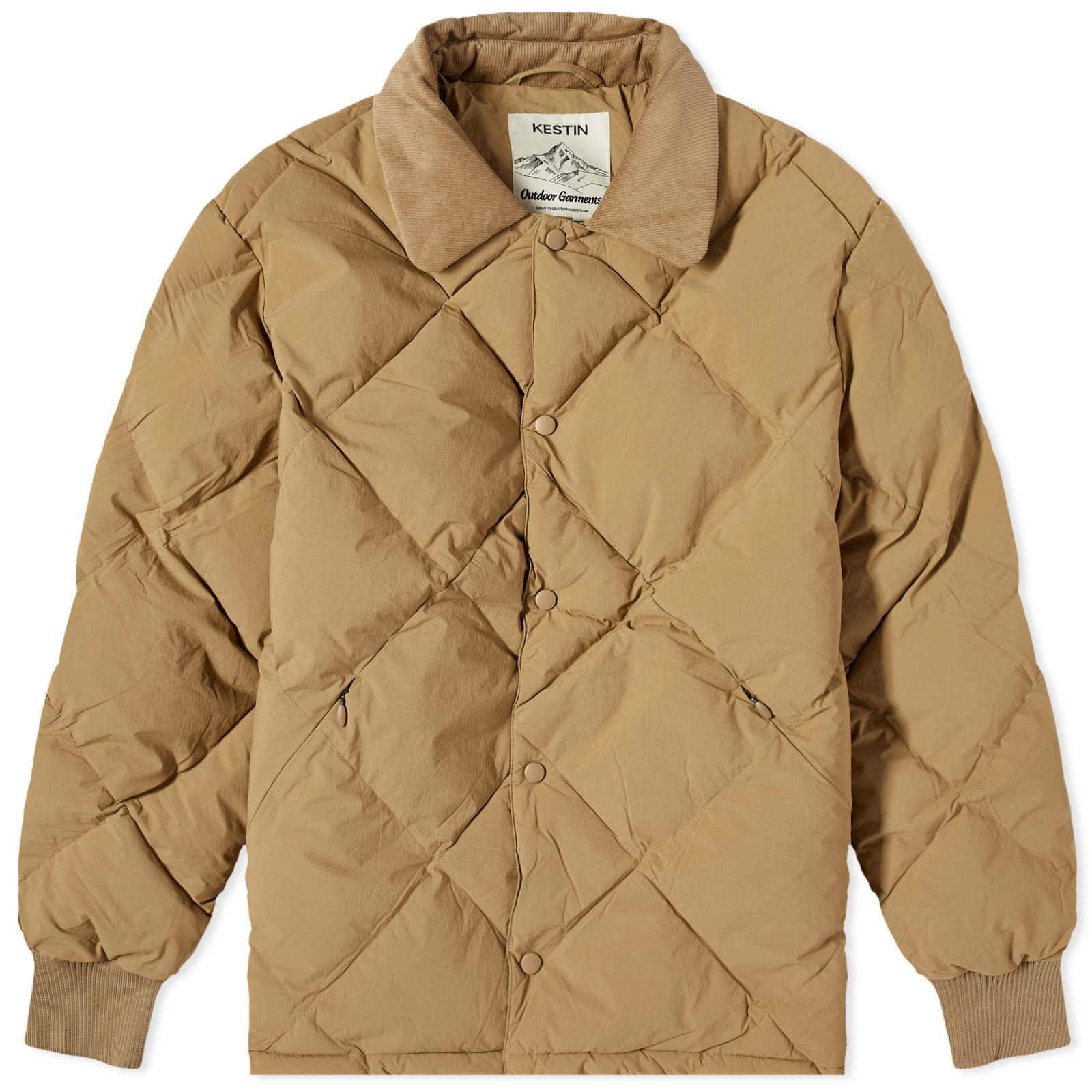 Kestin Dunbar Down Jacket Dark Khaki | END. (GB)