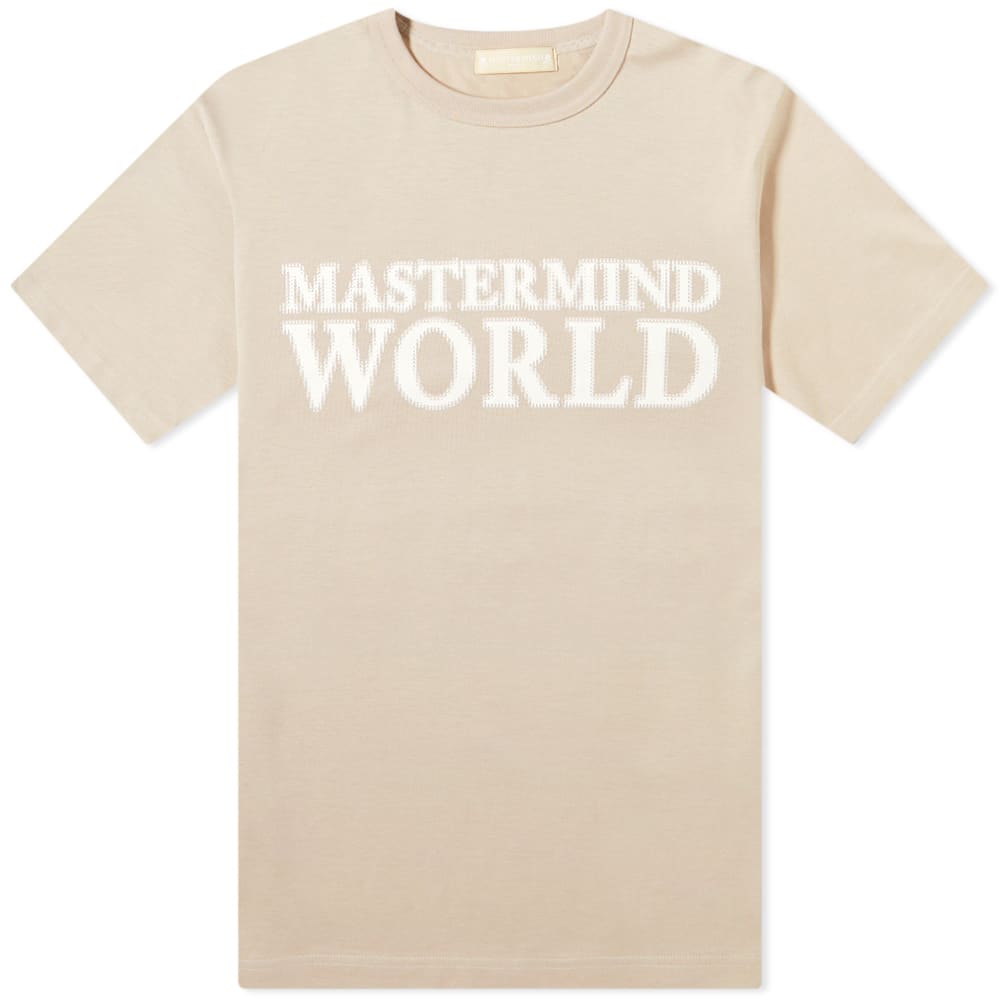 MASTERMIND WORLD World Logo T-Shirt Sand | END. (US)