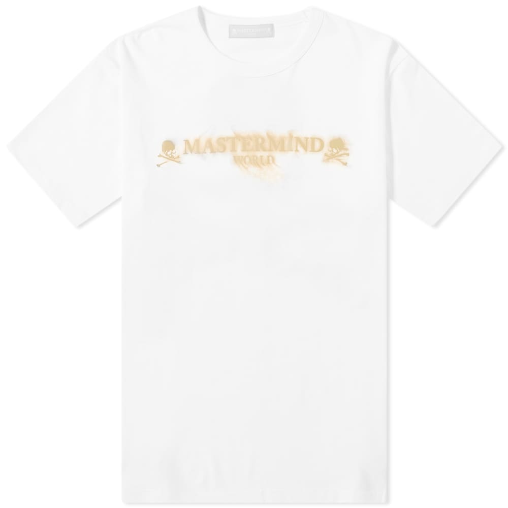 MASTERMIND WORLD Sand Logo T-Shirt White | END. (US)