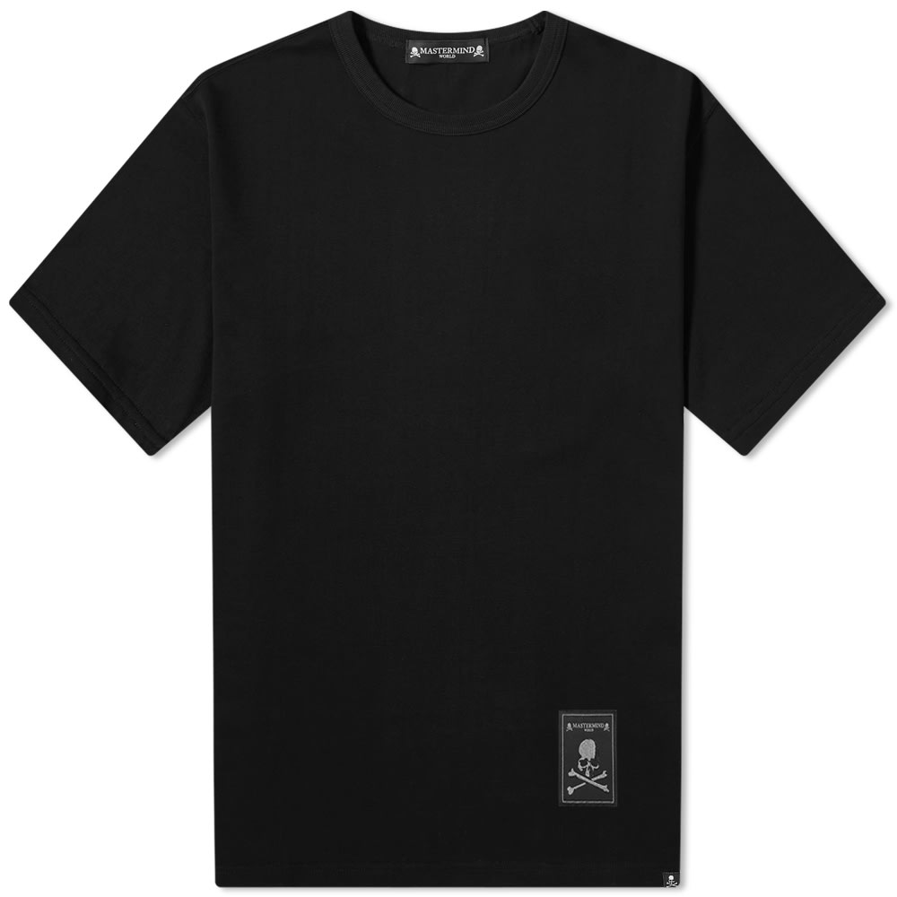 MASTERMIND WORLD Label Logo T-Shirt Black | END.