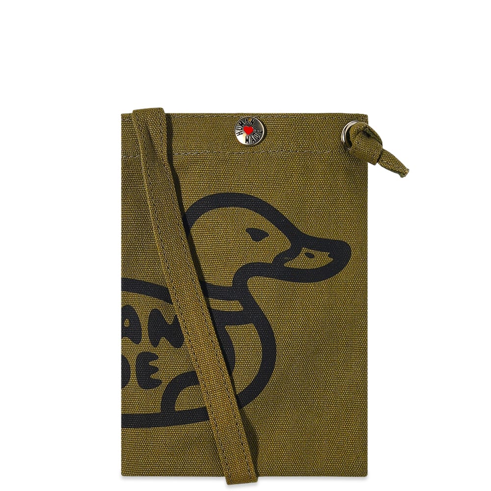 Human Made Duck Mini Shoulder Bag Olive Drab | END.