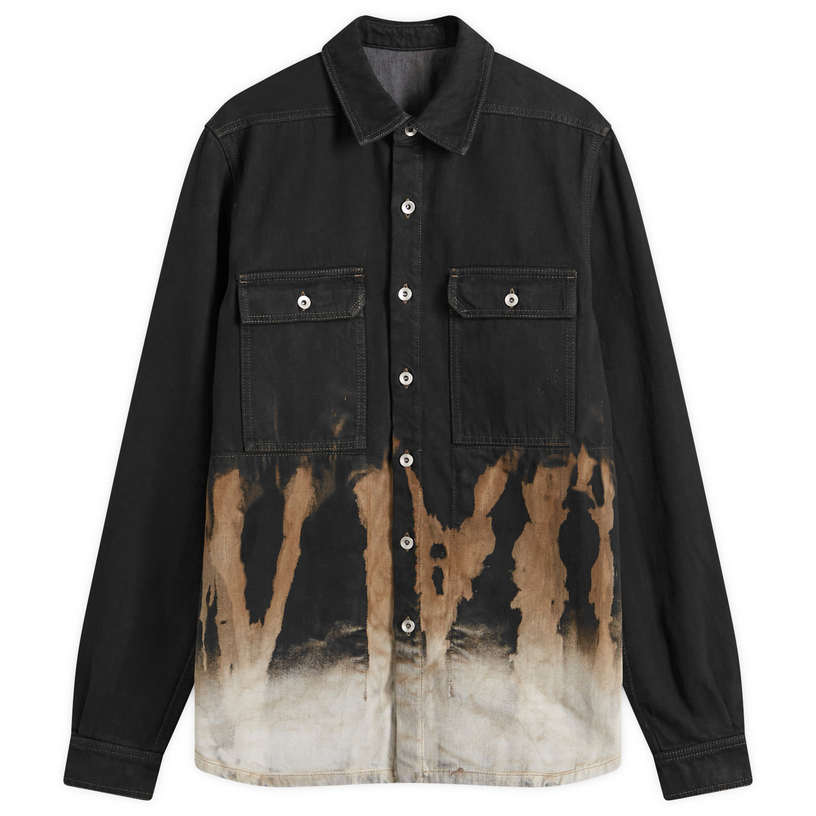 Rick Owens DRKSHDW Denim Sun Outershirt Black | END. (US)