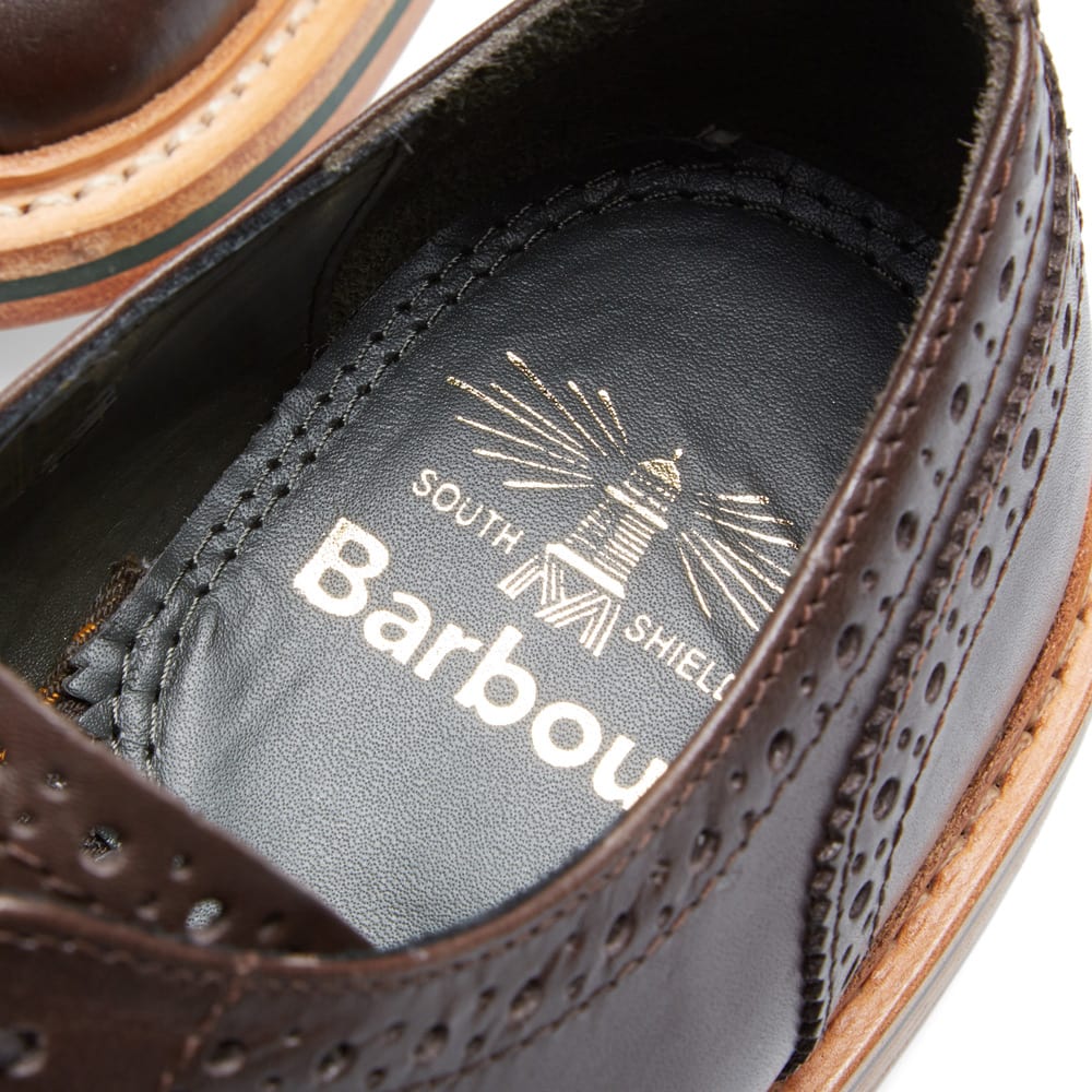 Barbour Tunstall Derby Brogue Chocolate | END.