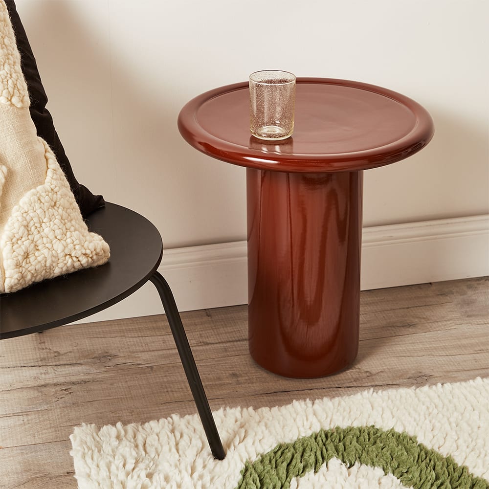 The Conran Shop Mag Round Side Table Red 40Cm | END. (AU)