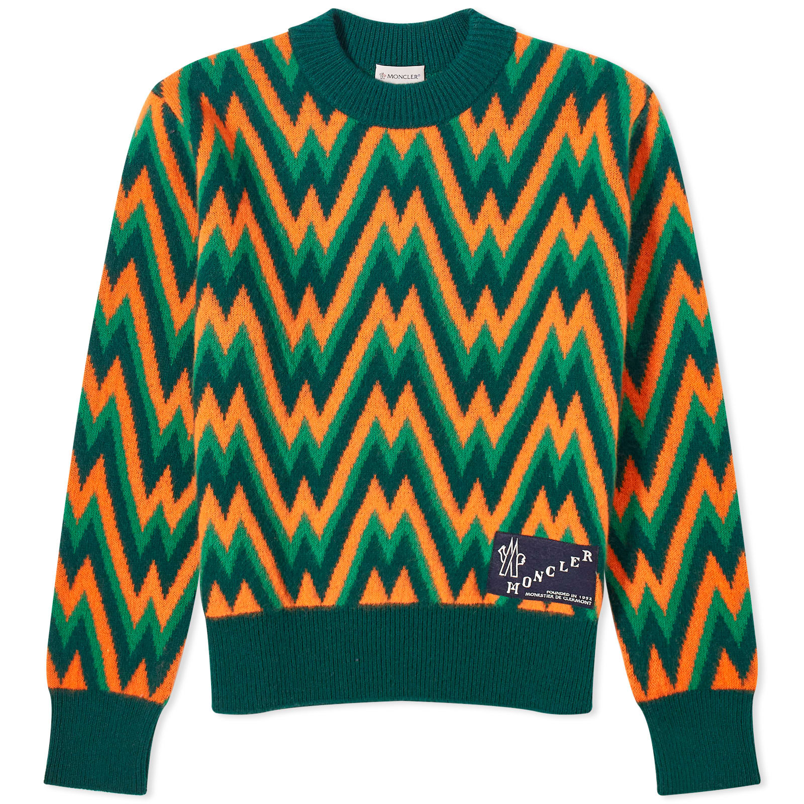 Moncler Monogram Crew Knit Green | END. (KR)