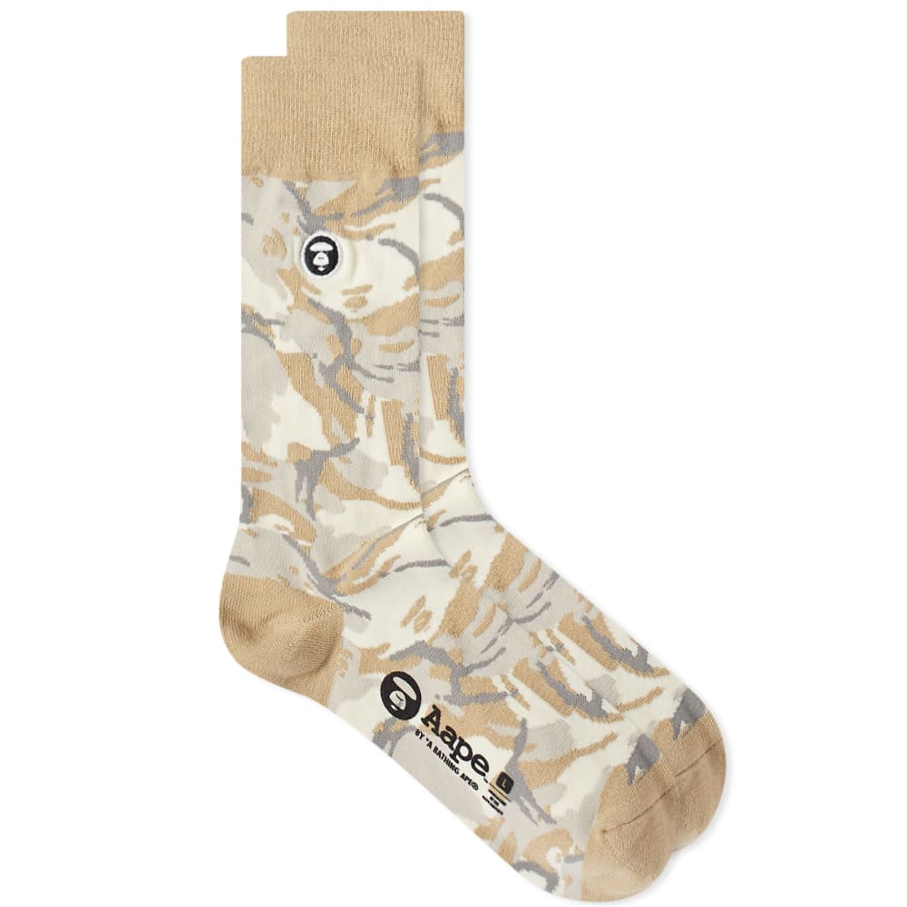 AAPE Camo Sock Beige | END. (AU)