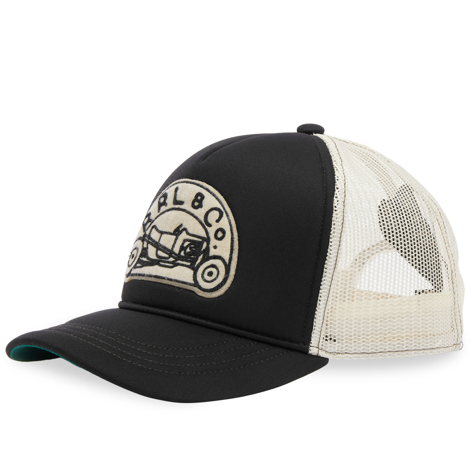 RRL Foam Trucker Hat Black | END. (GB)