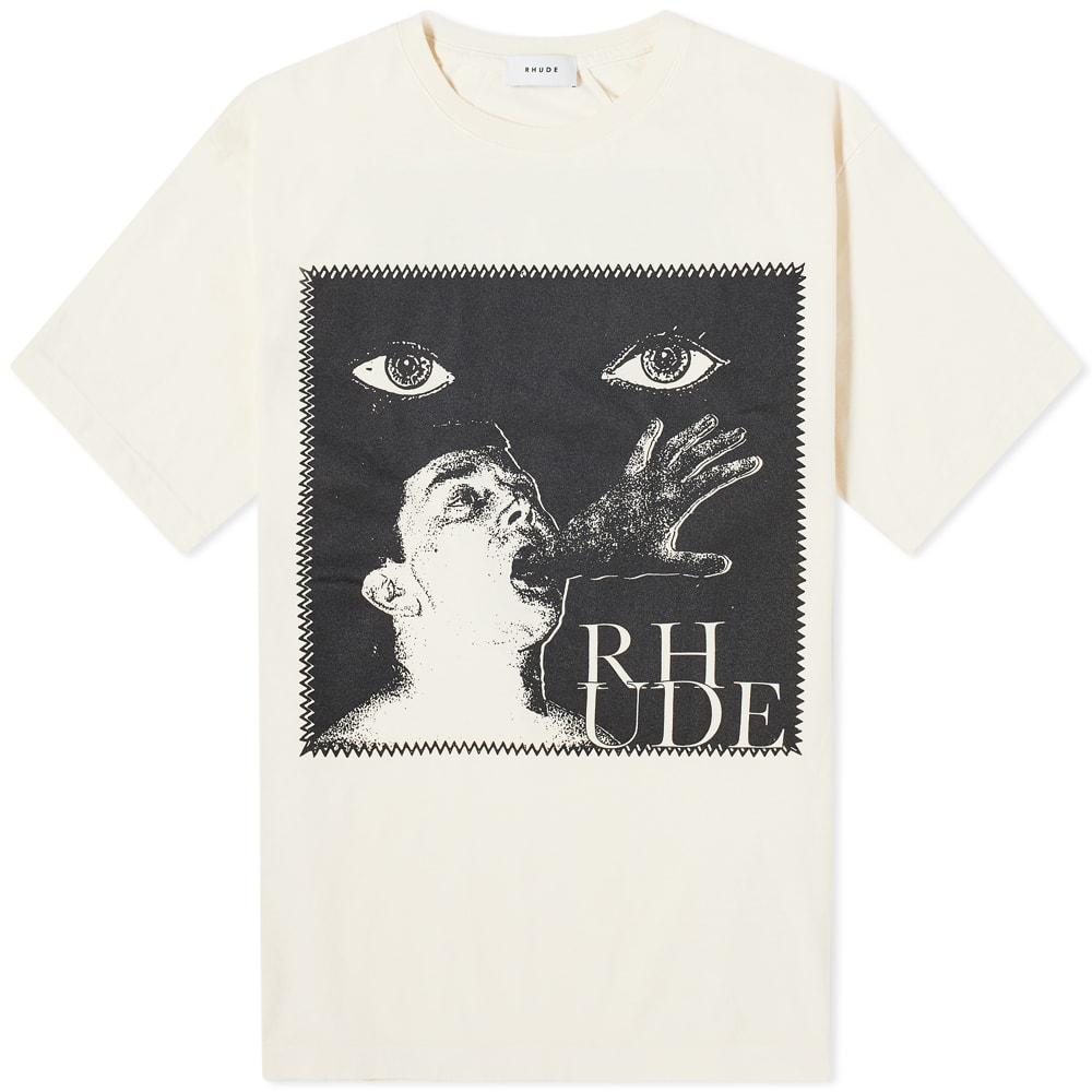 Rhude Post Stamp T-Shirt White | END. (US)