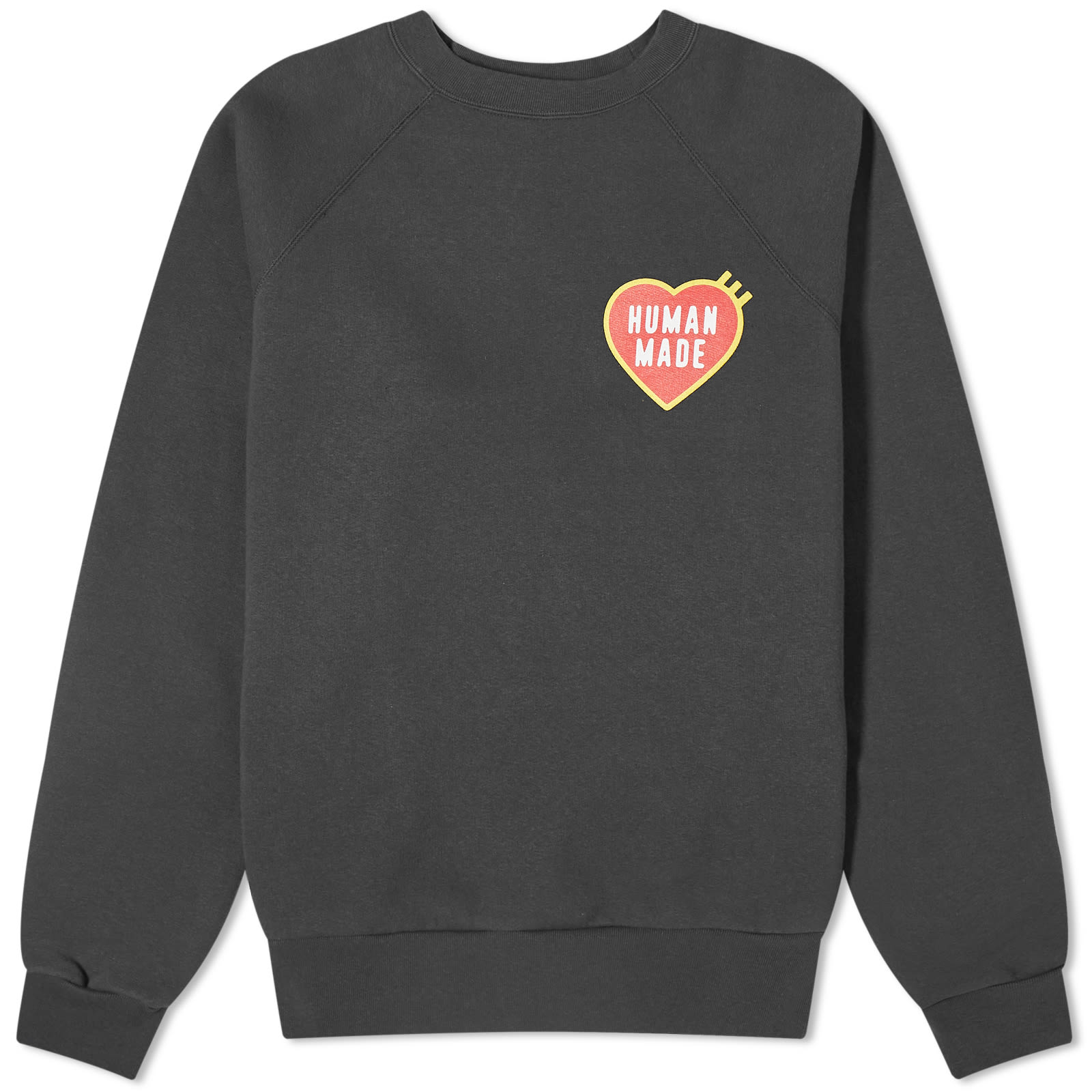 Human Made Heart Logo Sweatshirt Black | END. (US)