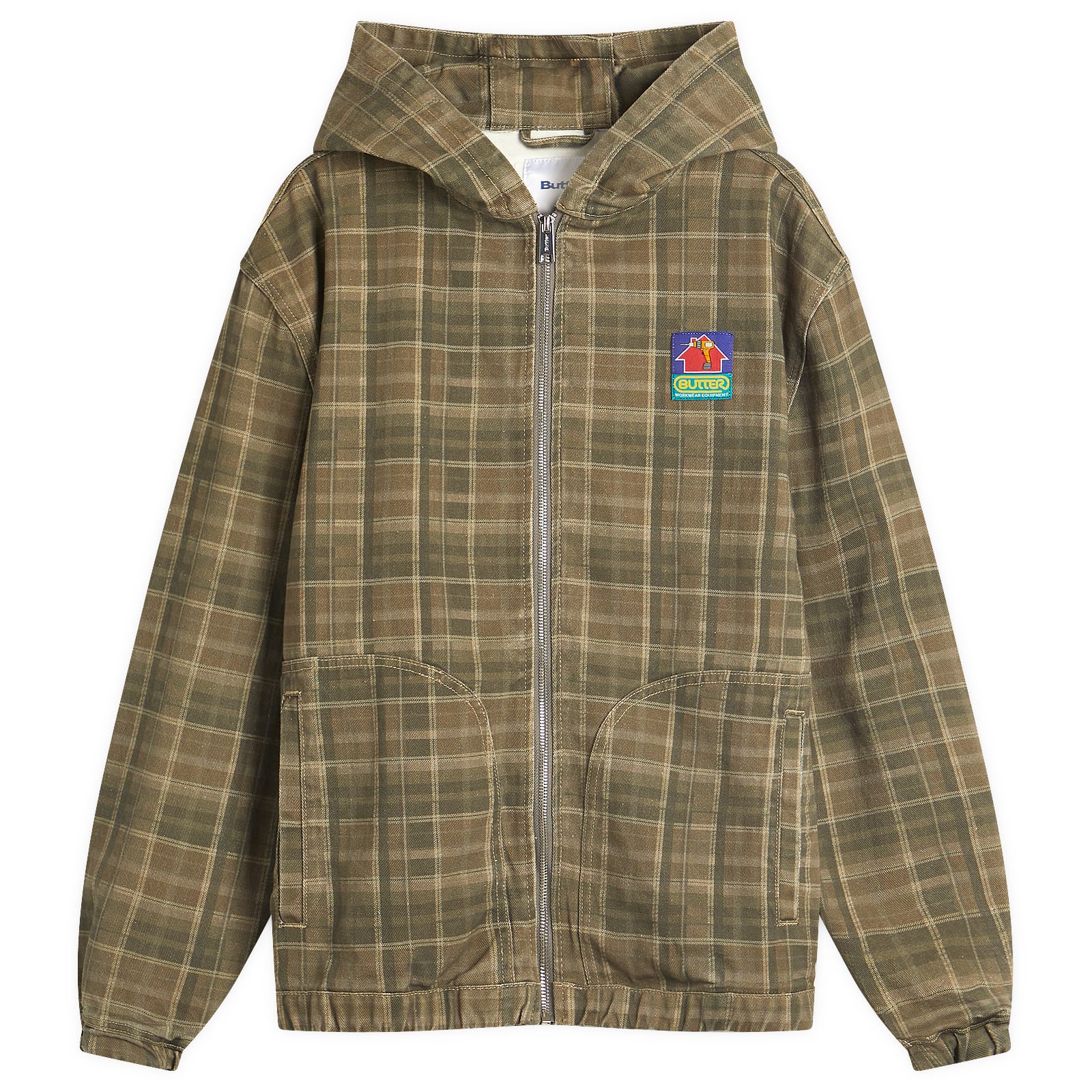 Butter Goods Work Jacket Washed Plaid | END. (GB)