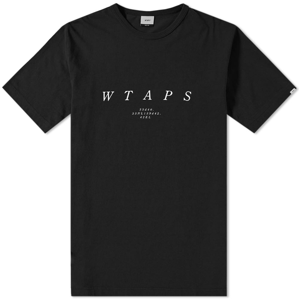 WTAPS System Tee Black | END. (US)