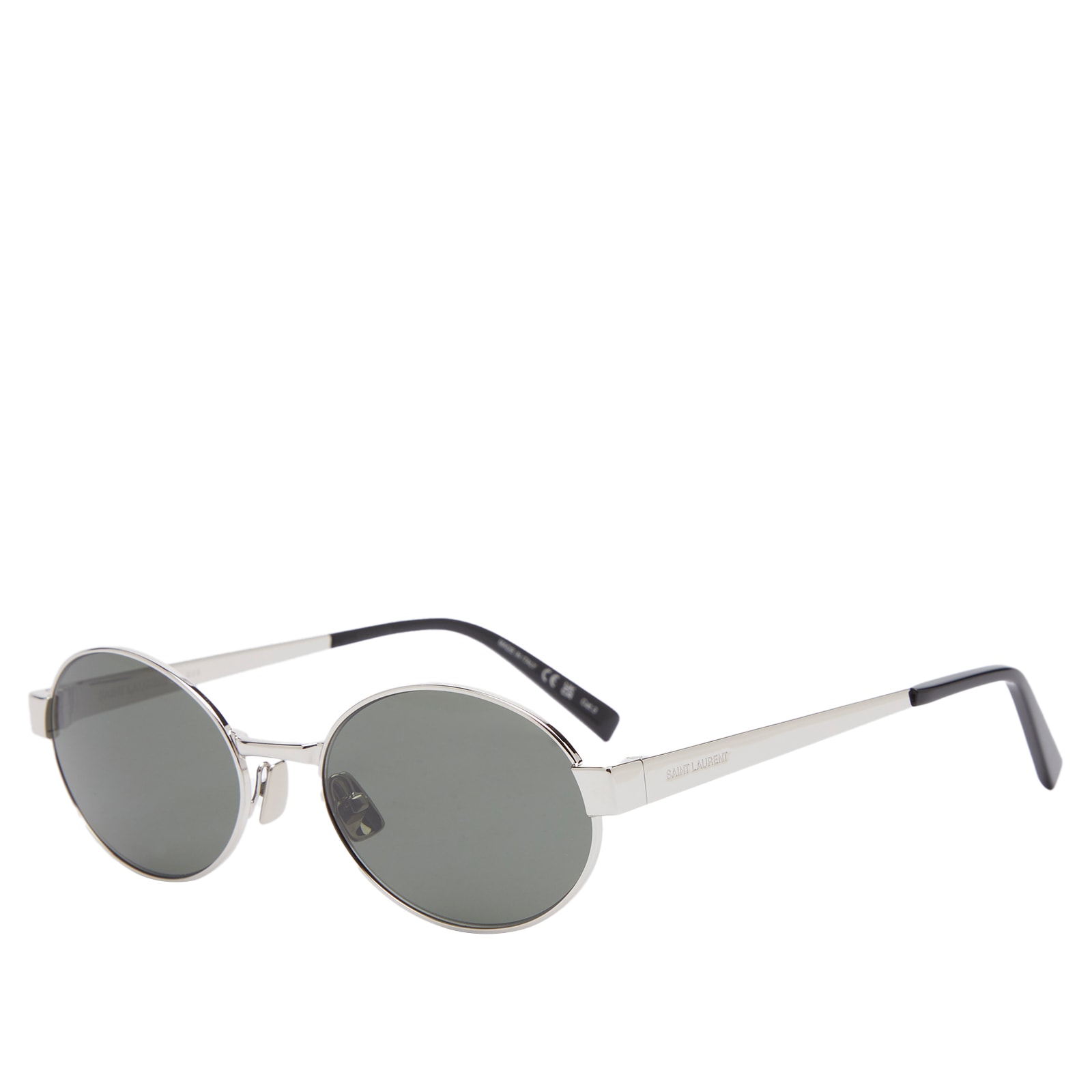 Saint Laurent SL 692 Sunglasses Silver & Grey | END. (US)